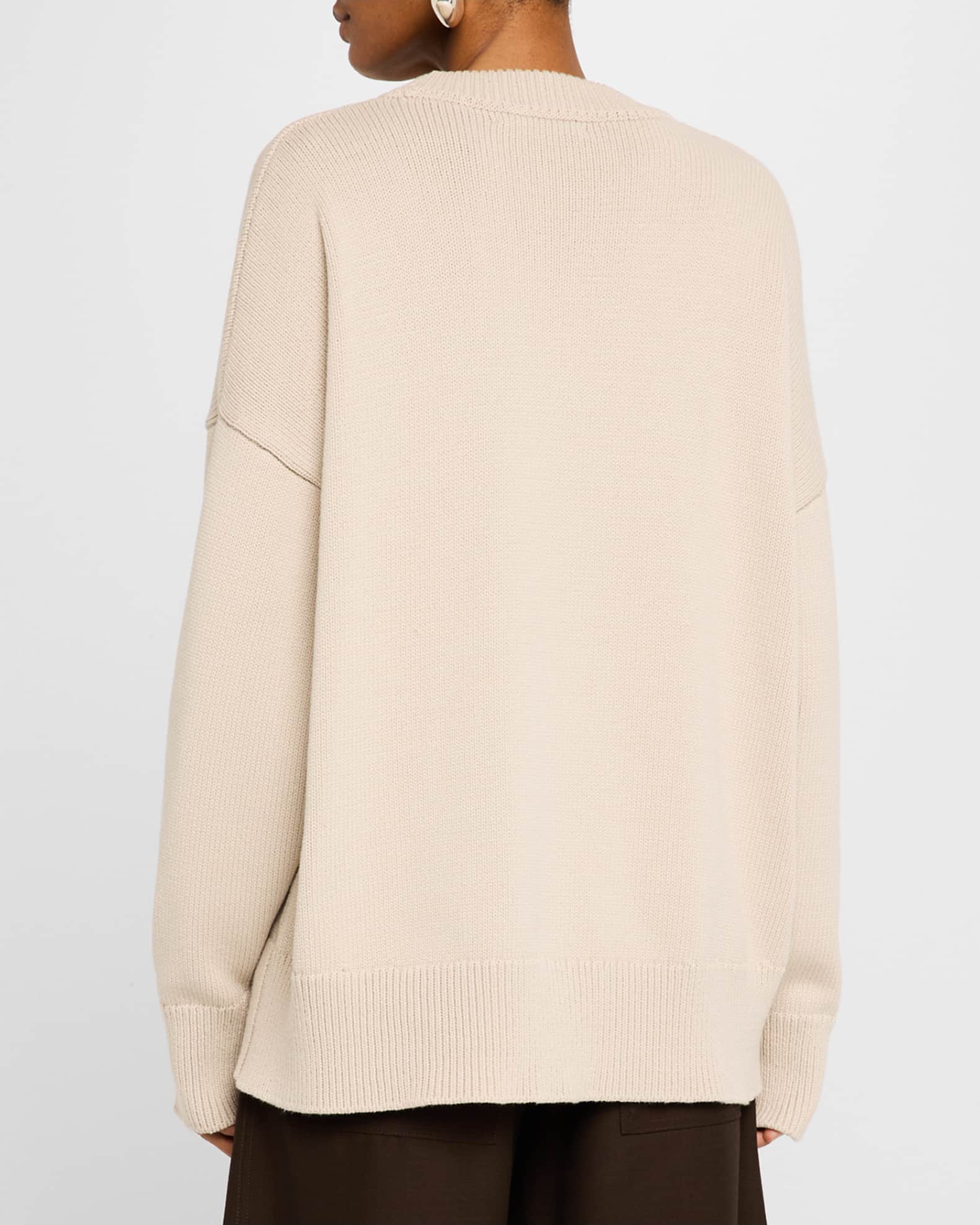 Co Oversized Crewneck Sweater | Neiman Marcus