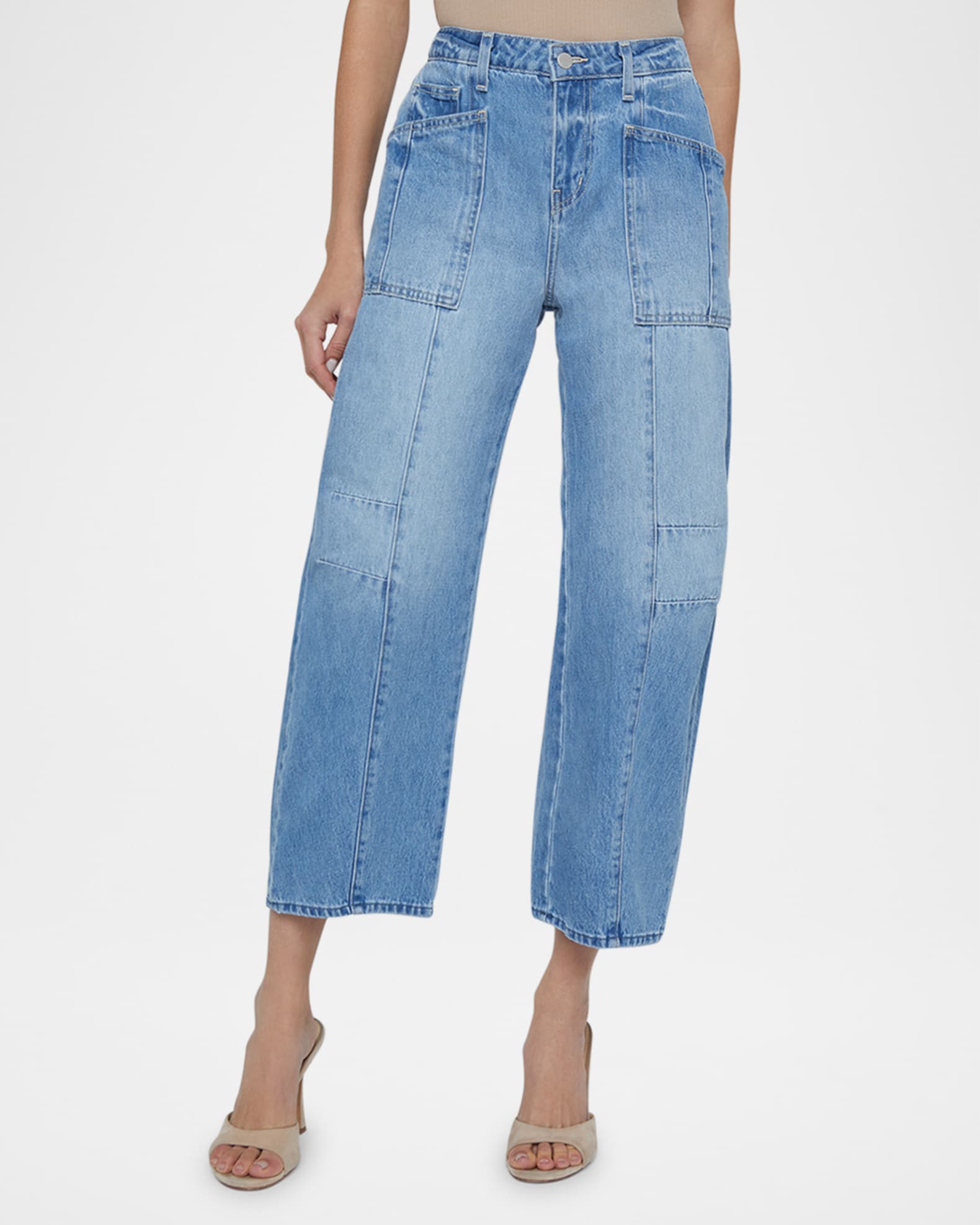 L'Agence Cody High-Rise Rodeo Jeans | Neiman Marcus