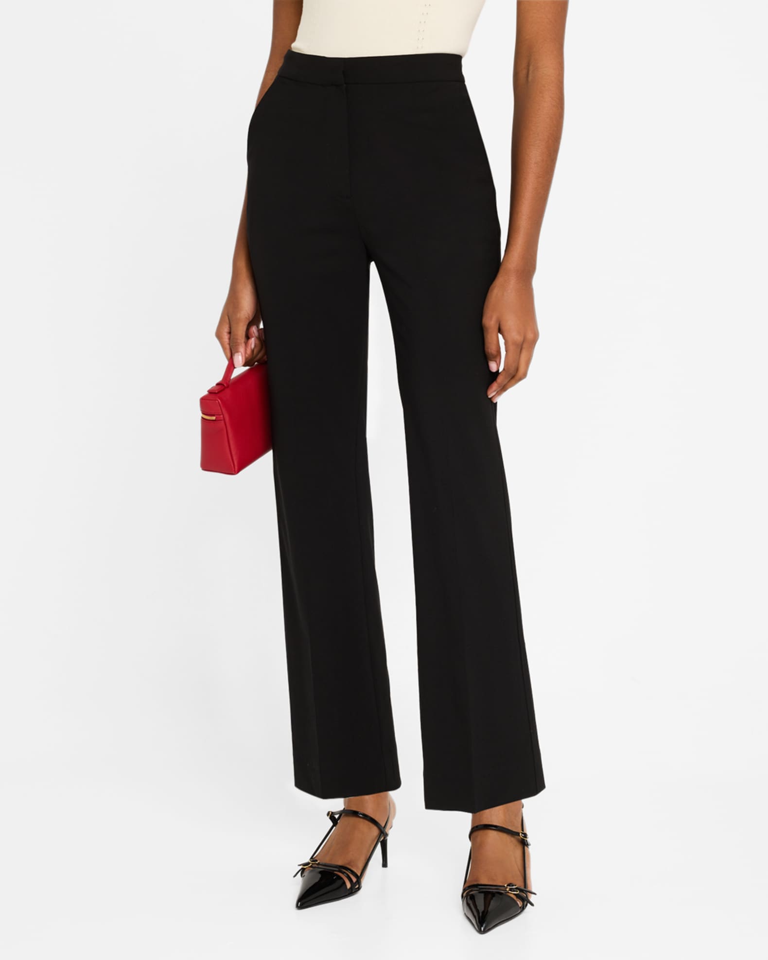 Co Cropped Cigarette Pants | Neiman Marcus