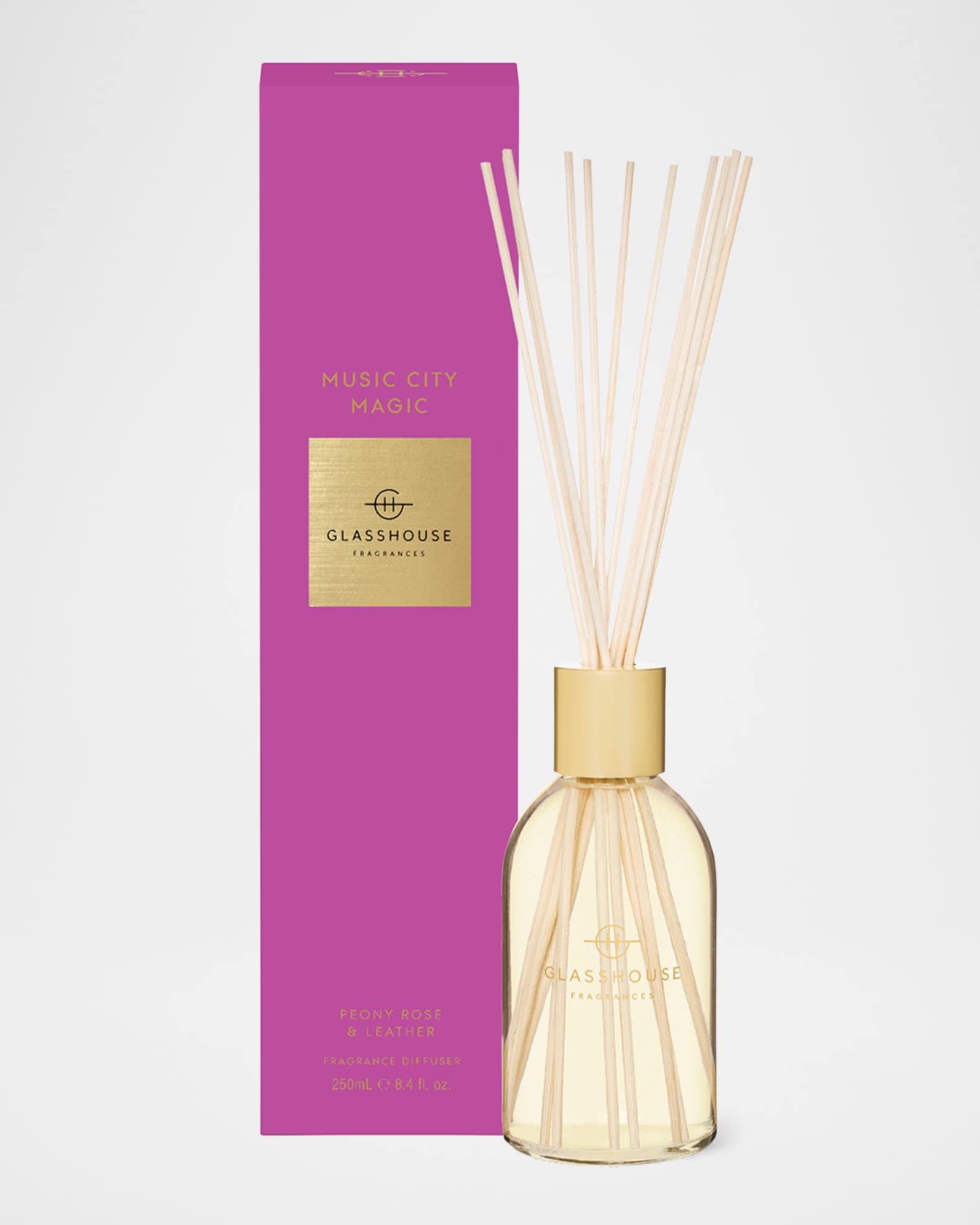 GLASSHOUSE FRAGRANCES Music City Magic Diffuser, 8.4 oz. | Neiman Marcus