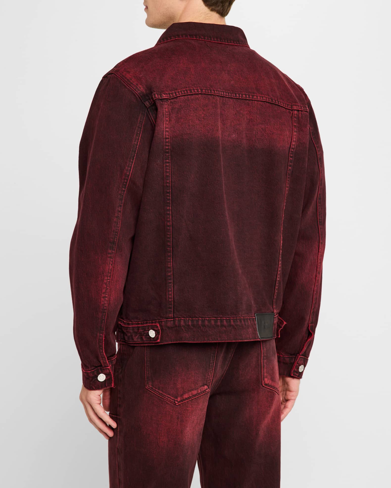 RTA Men's Elmer Grain Wash Denim Jacket | Neiman Marcus