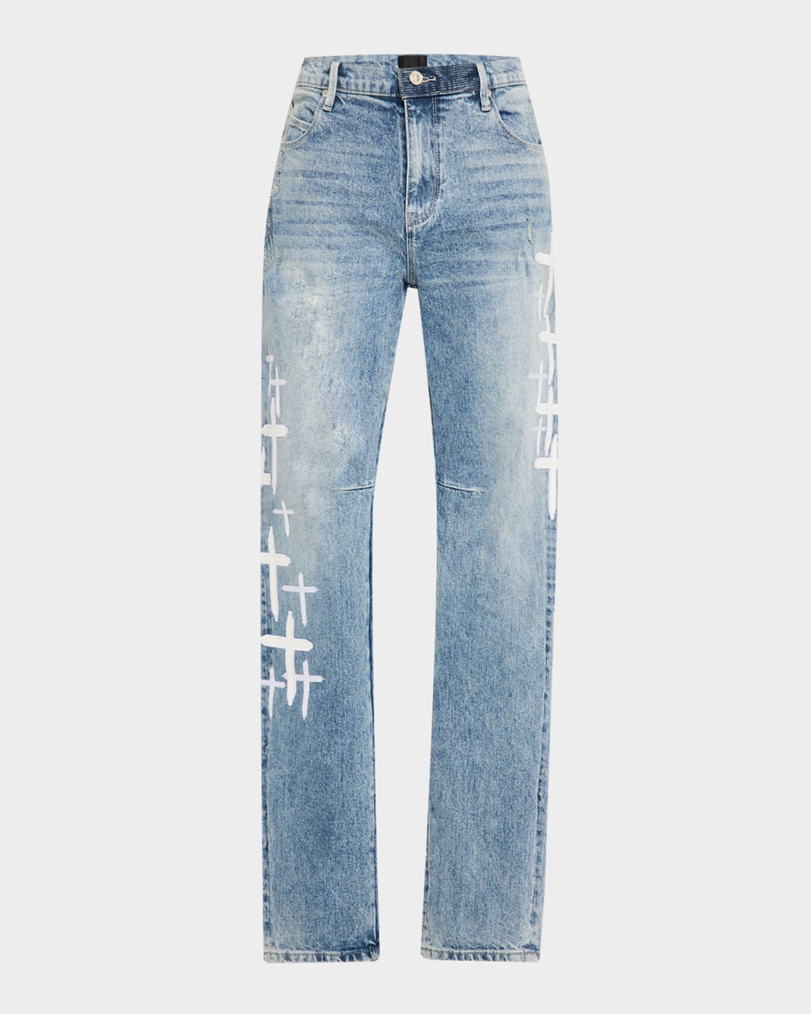 RTA Men's Bryant Jeans with Cross Patches | Neiman Marcus
