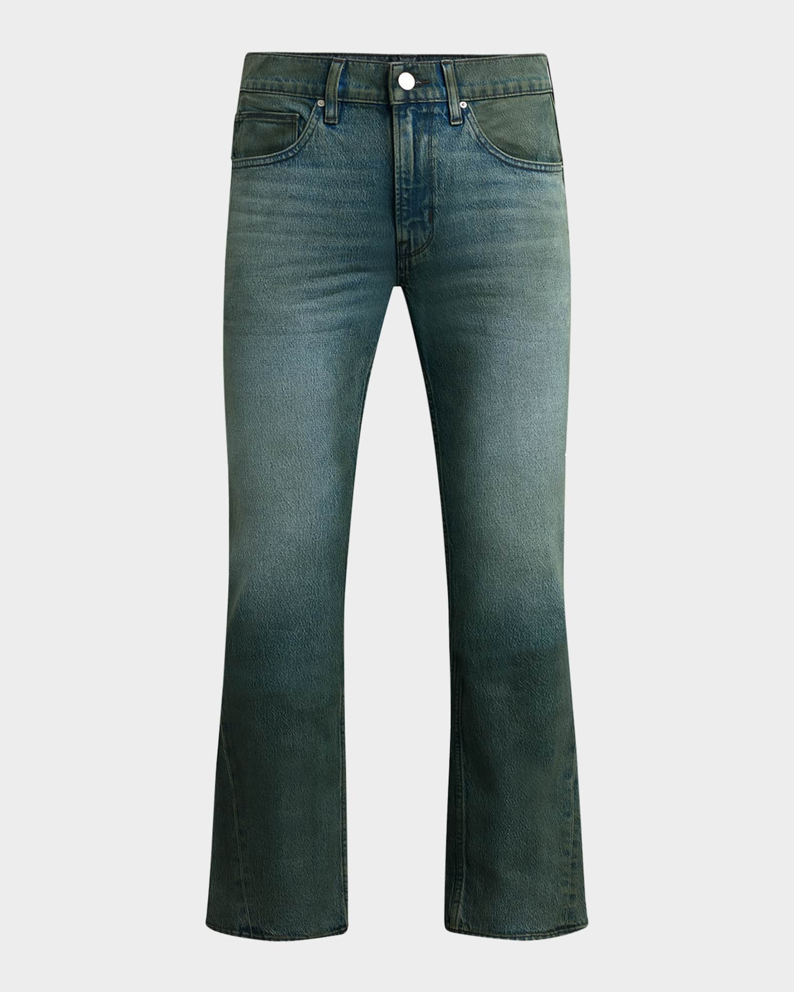 Hudson Men's Walker Kick Flare Jeans | Neiman Marcus