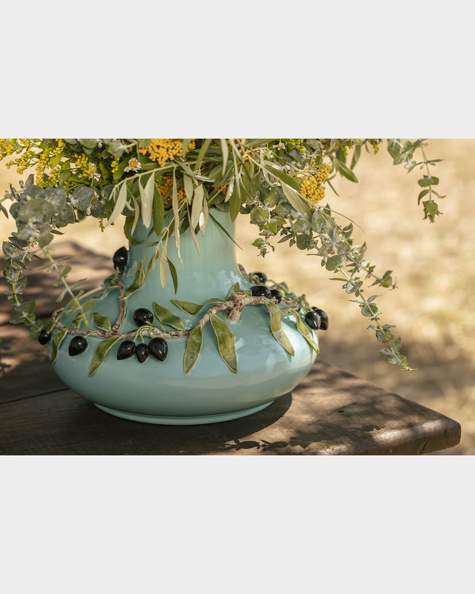 Bordallo Pinheiro Olival Large Vase, 13" | Neiman Marcus