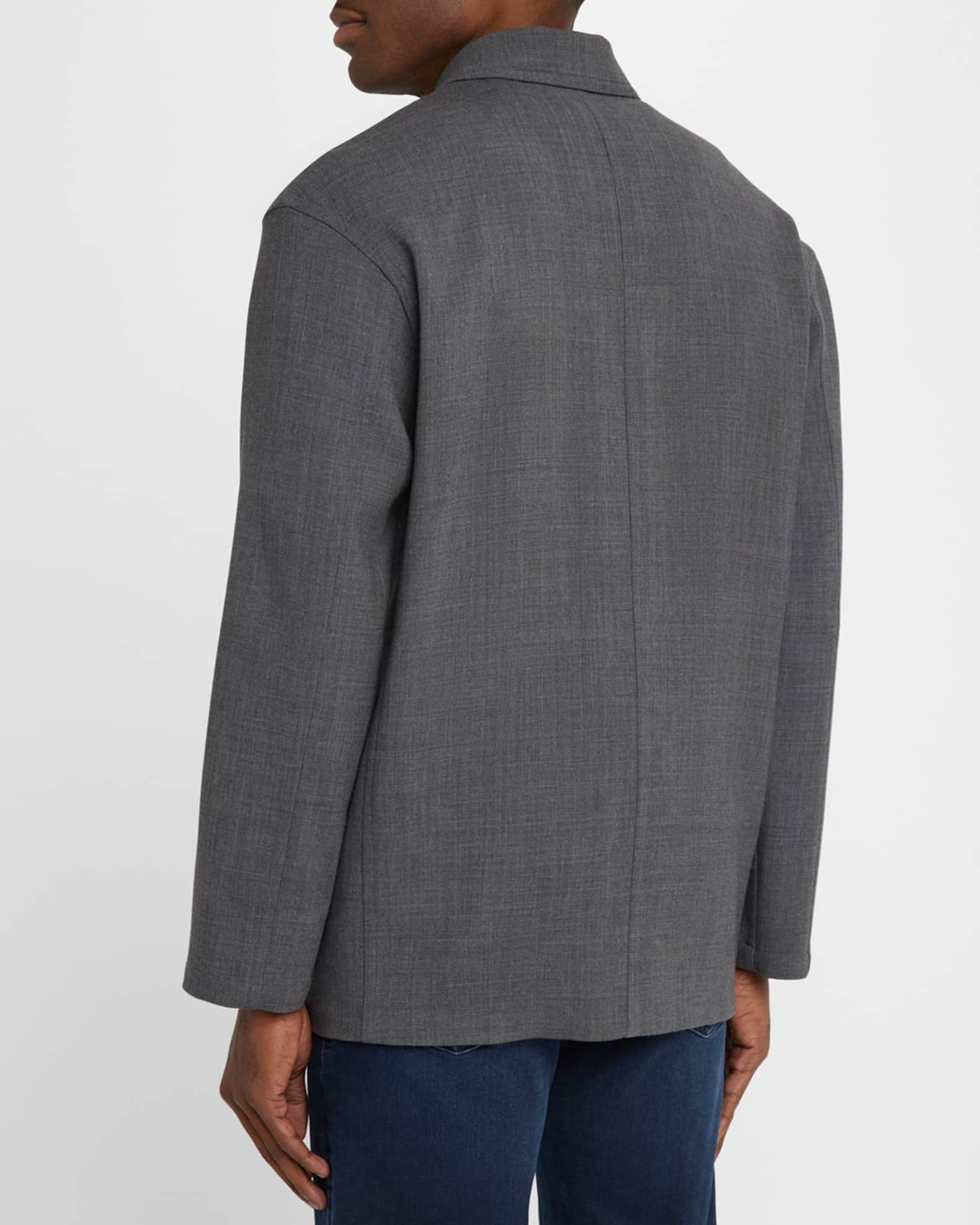 FRAME Mens Wool Chore Coat | Neiman Marcus