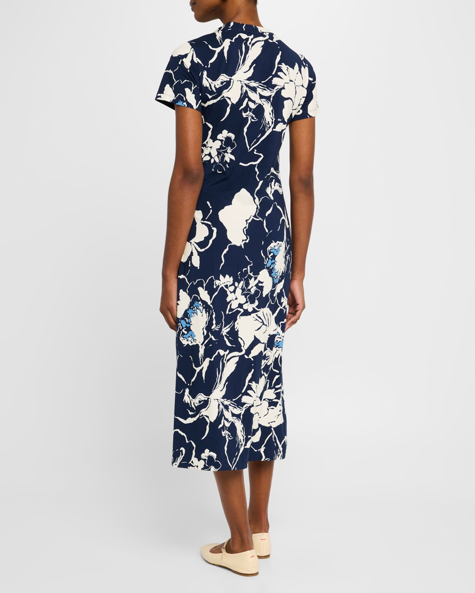Tanya Taylor Mac Floral Midi Dress | Neiman Marcus
