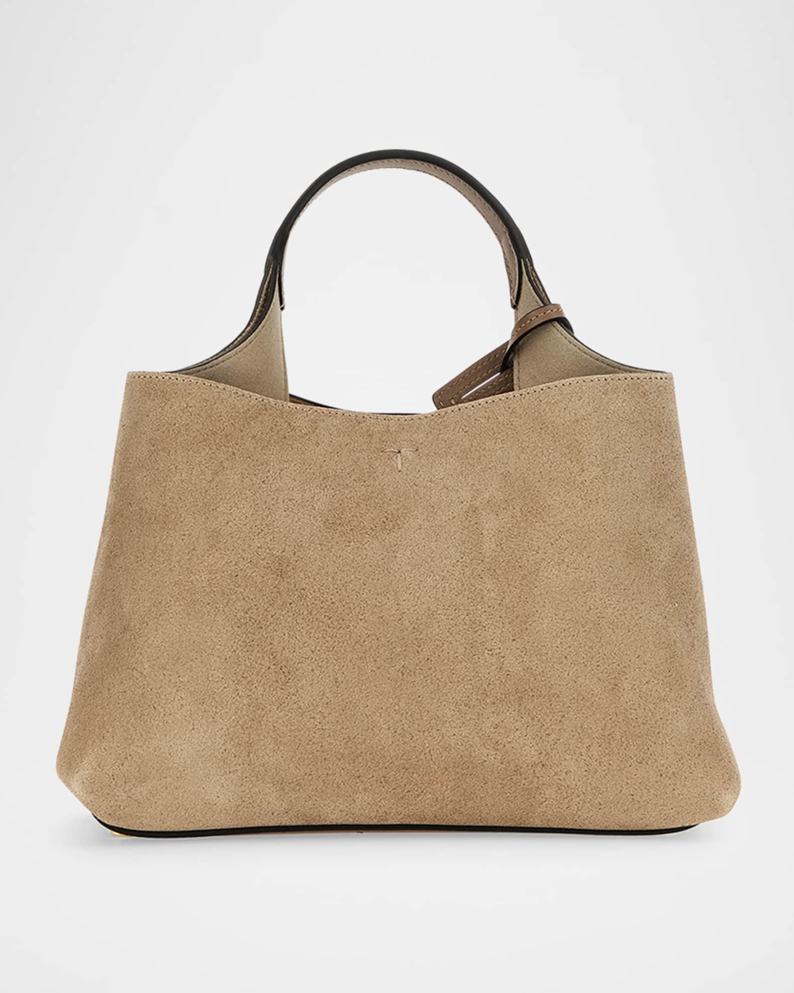 Tod's APA Micro Suede Top-Handle Bag | Neiman Marcus