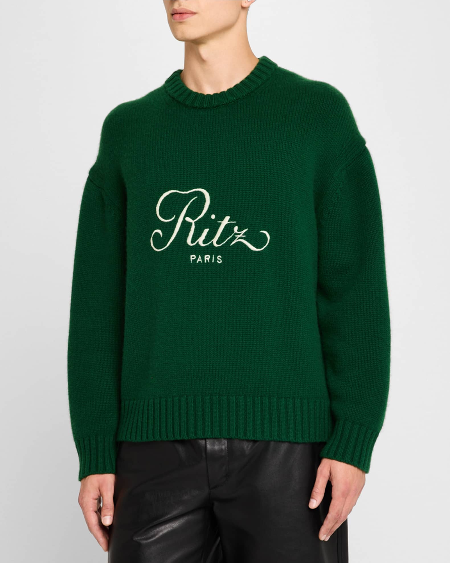 FRAME x Ritz Paris x Ritz Paris Men's Cashmere Sweater | Neiman Marcus