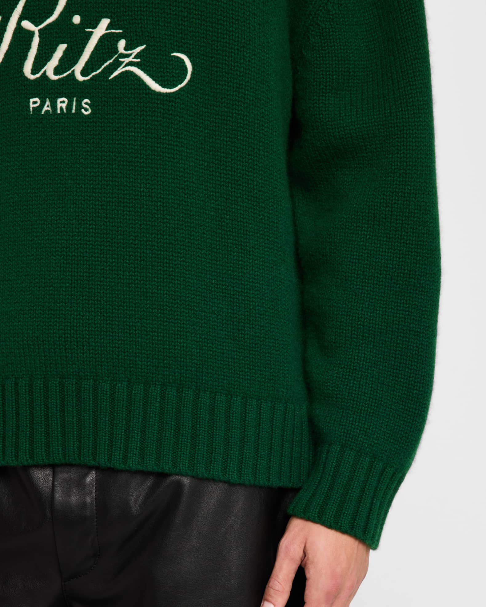 FRAME x Ritz Paris x Ritz Paris Men's Cashmere Sweater | Neiman Marcus