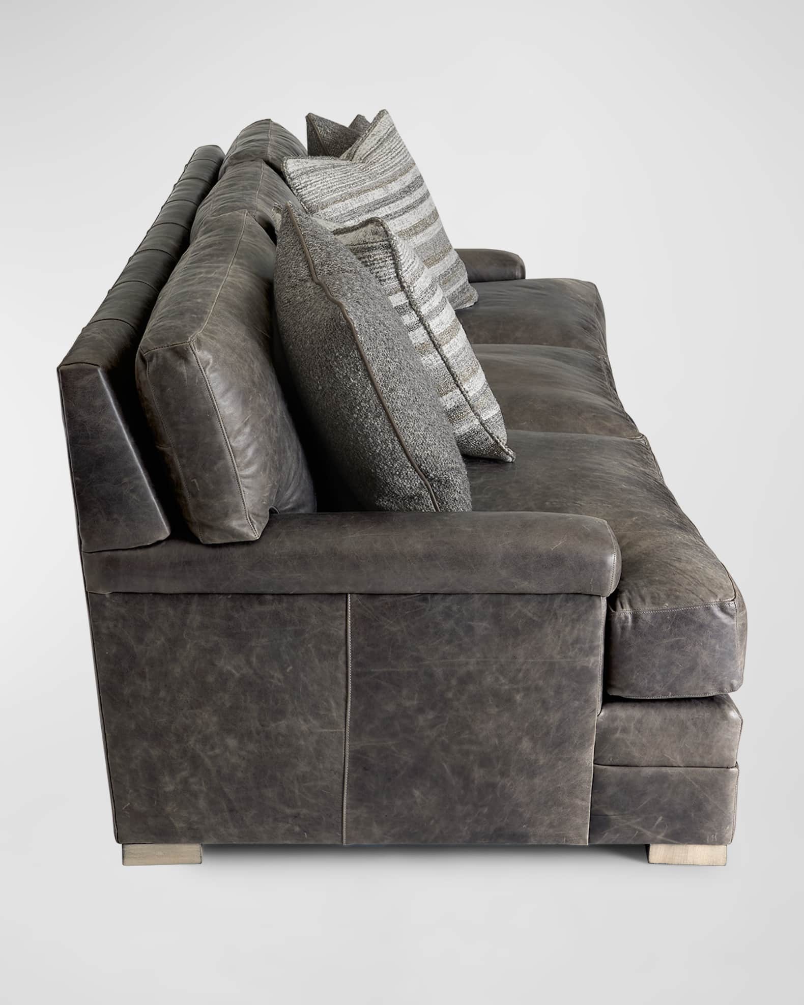 Bernhardt Burnham Leather Sofa, 97" | Neiman Marcus