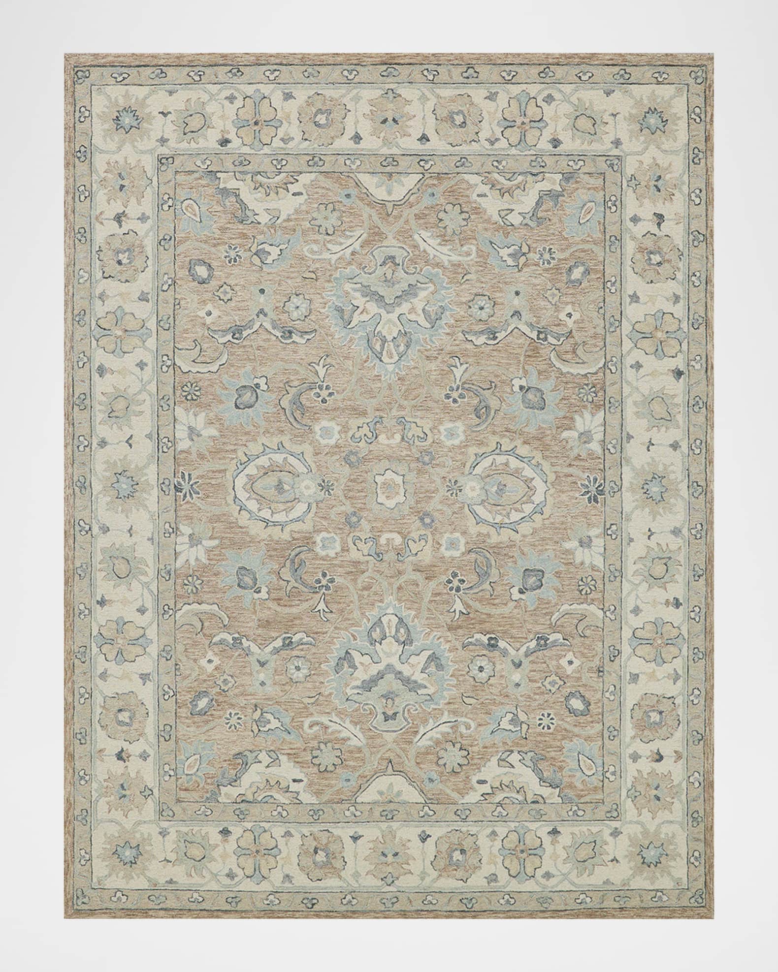 Claremont Hand-Tufted Oushak Rug | Neiman Marcus