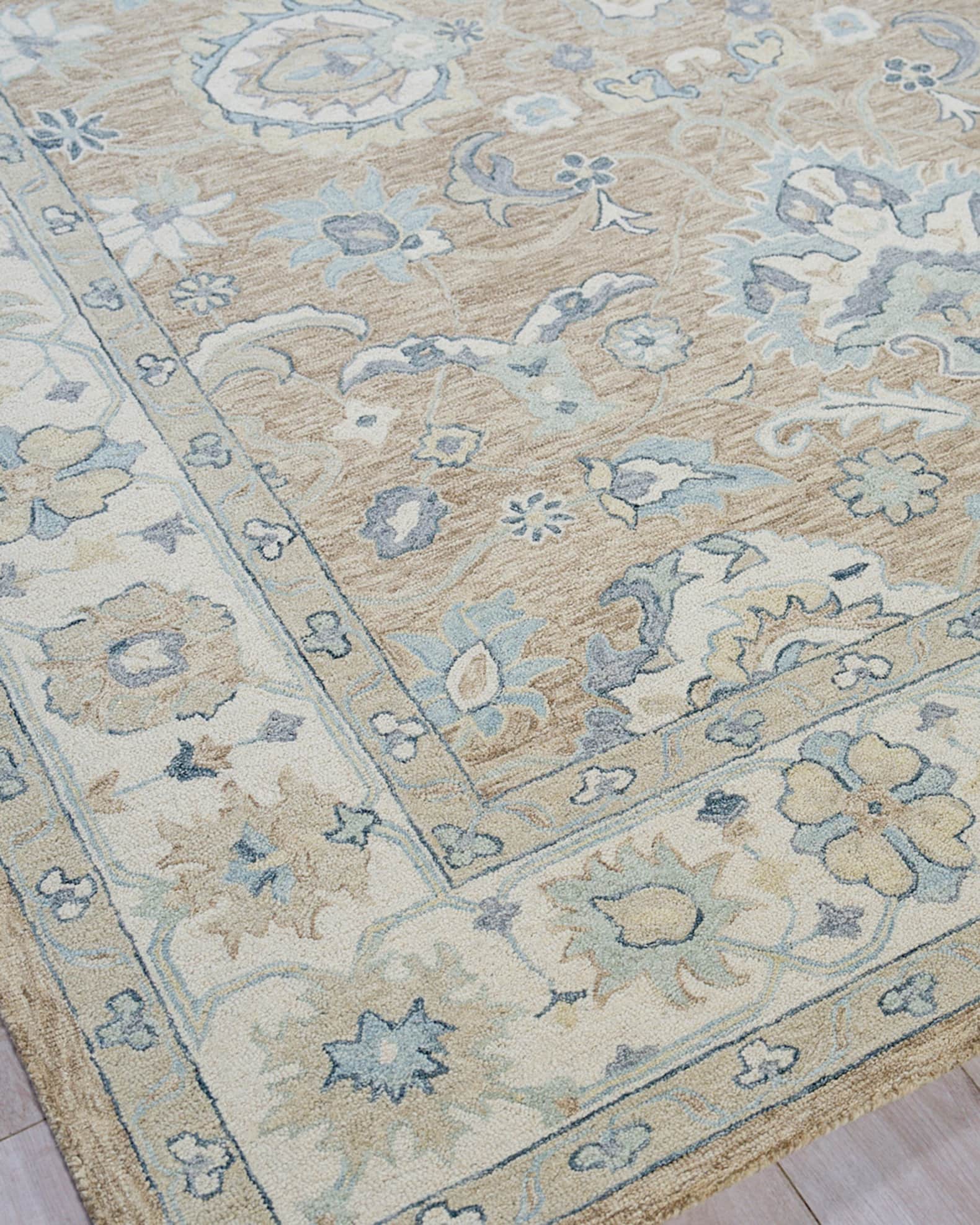 Exquisite Rugs Claremont Hand-Tufted Oushak Rug, 9' x 12' | Neiman Marcus