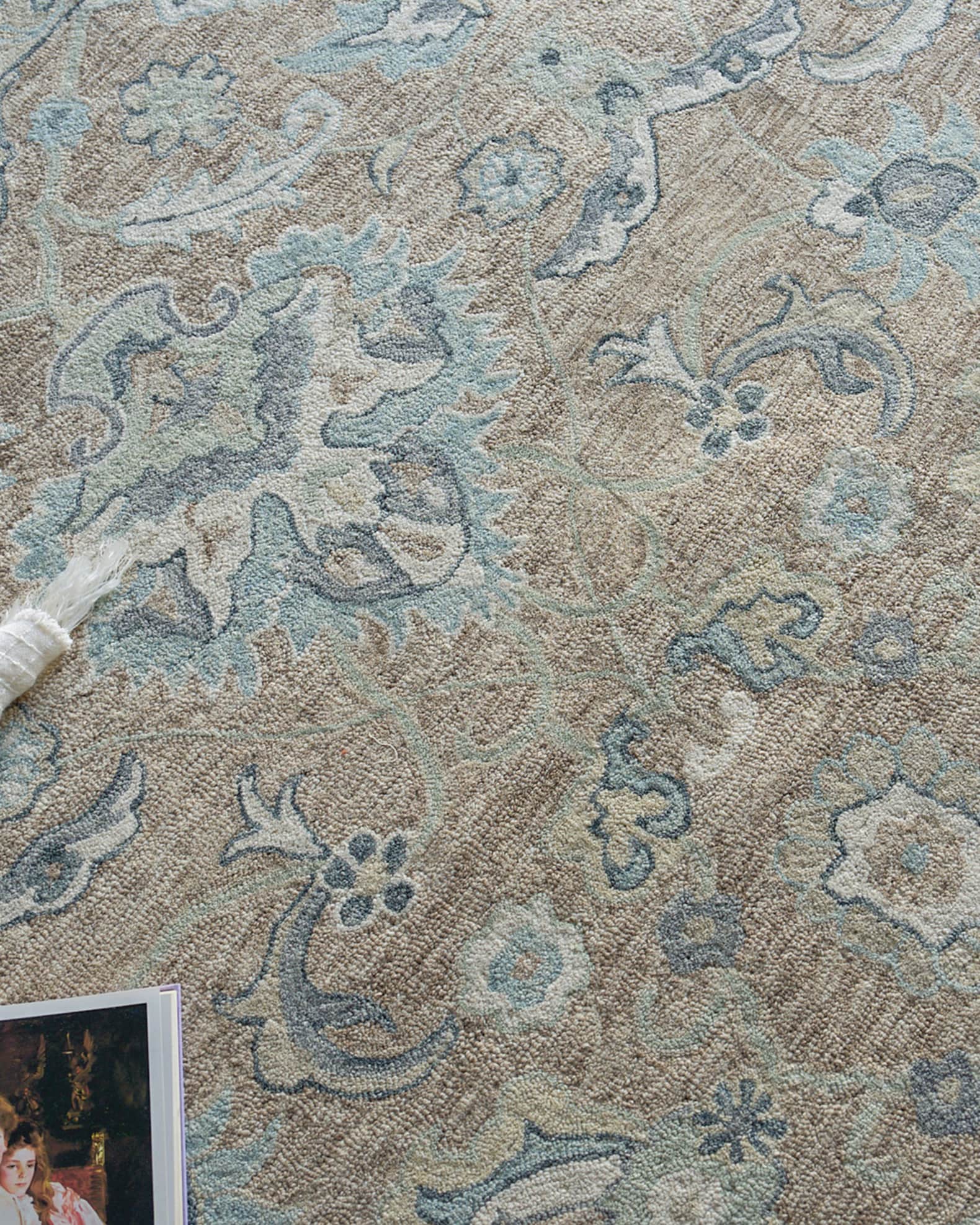 Exquisite Rugs Claremont Hand-Tufted Oushak Rug, 9' x 12' | Neiman Marcus