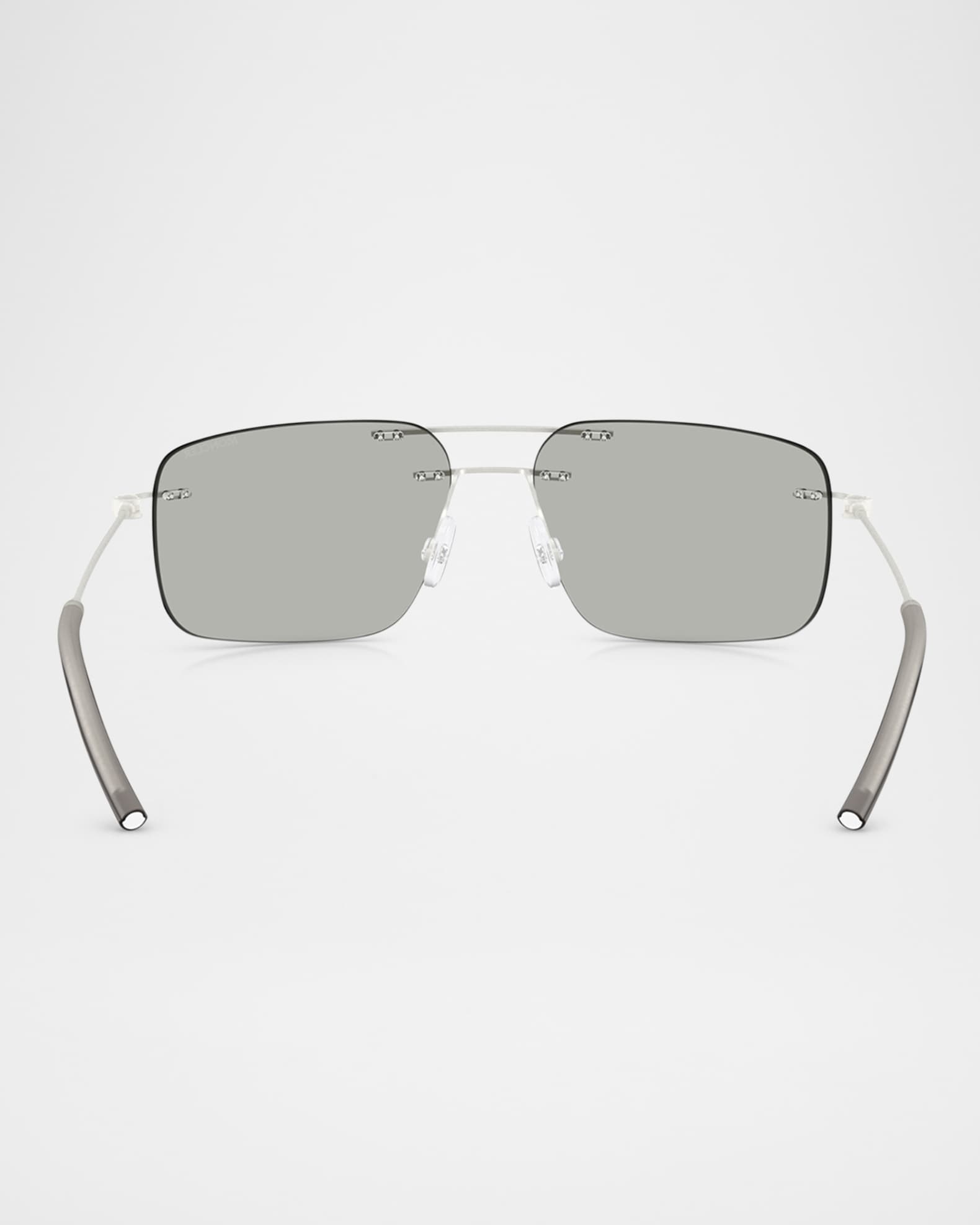 Moncler ME4003 Rectangular Sunglasses | Neiman Marcus