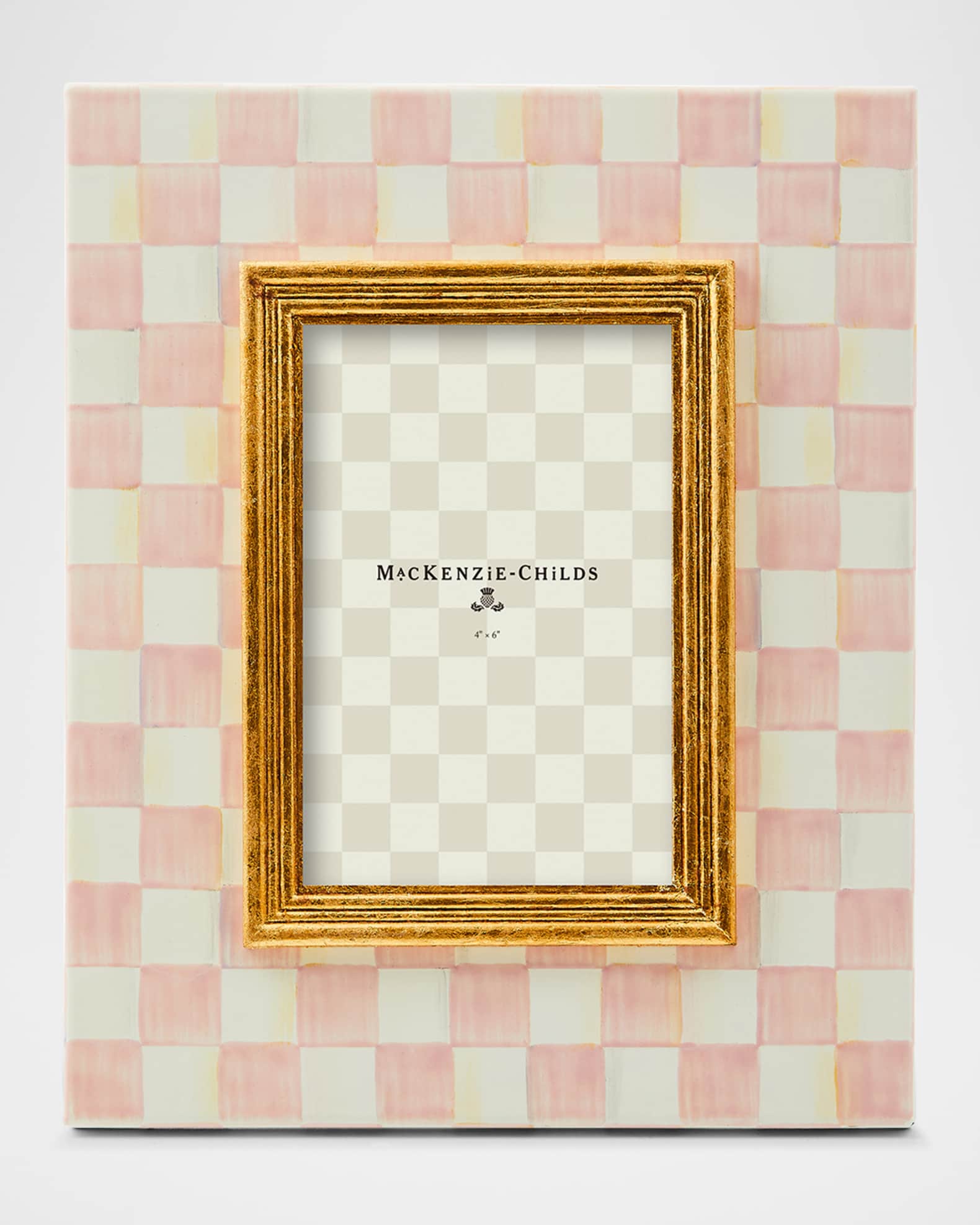 Rosy Check Picture Frame Collection | Neiman Marcus
