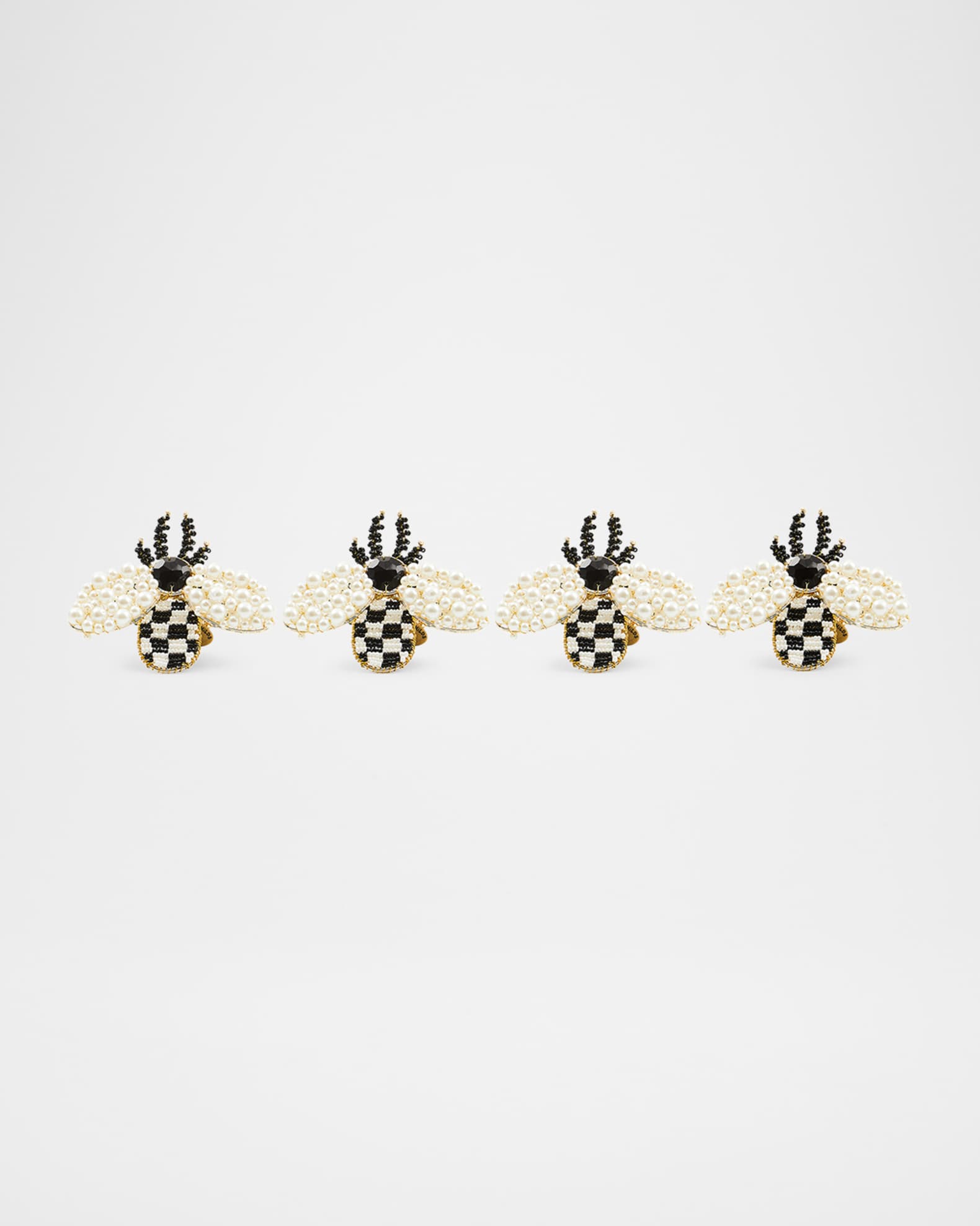 MacKenzie-Childs Bee Napkin Rings, Set of 4 | Neiman Marcus