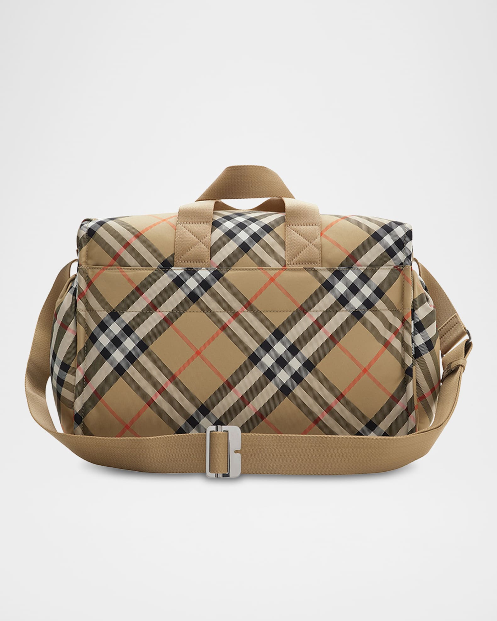 Burberry Check-Print Diaper Bag | Neiman Marcus