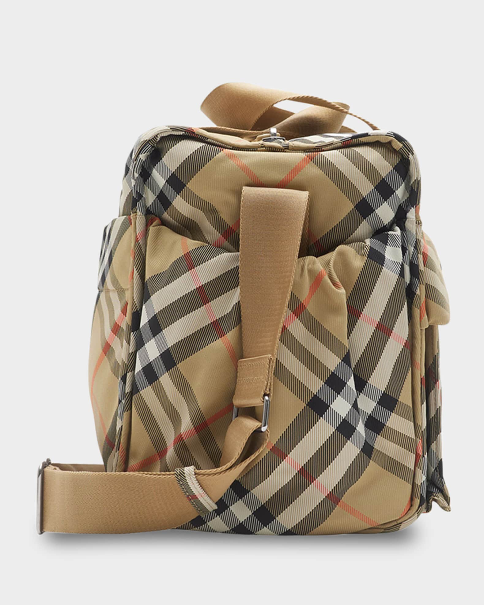 Burberry Check-Print Diaper Bag | Neiman Marcus