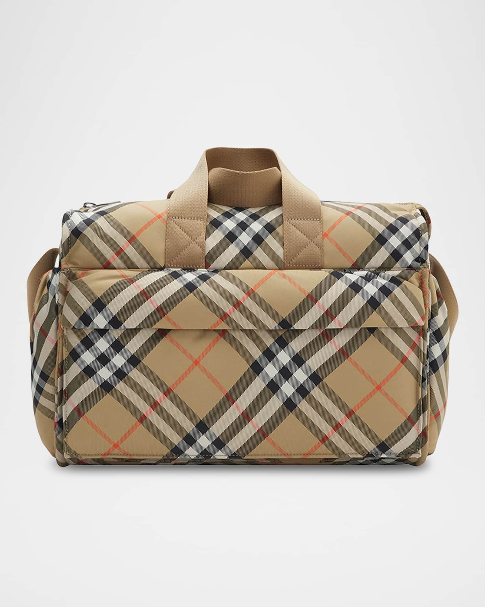 Burberry Check-Print Diaper Bag | Neiman Marcus