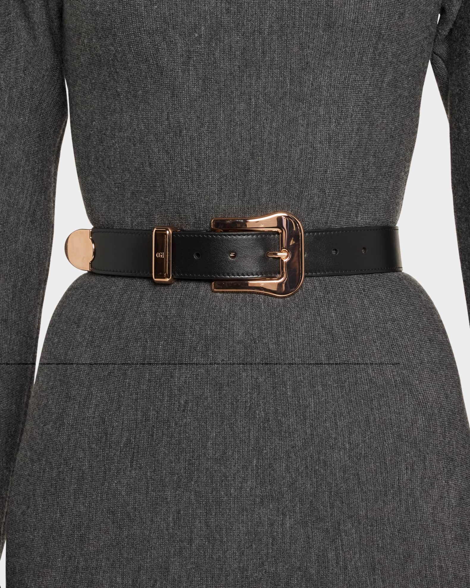 Gabriela Hearst Maireed Leather Belt | Neiman Marcus