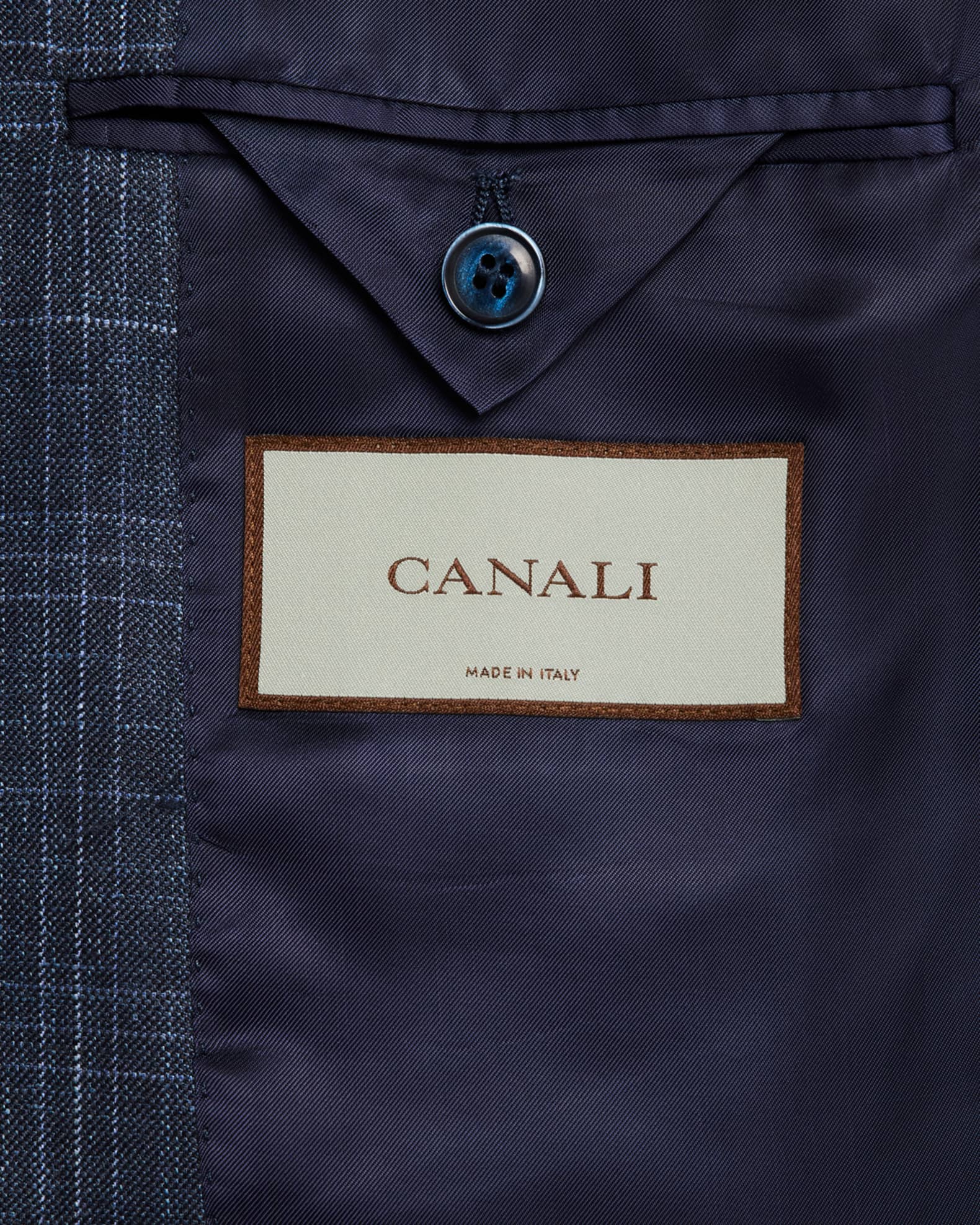 Canali Men's Tonal Plaid Sport Coat | Neiman Marcus