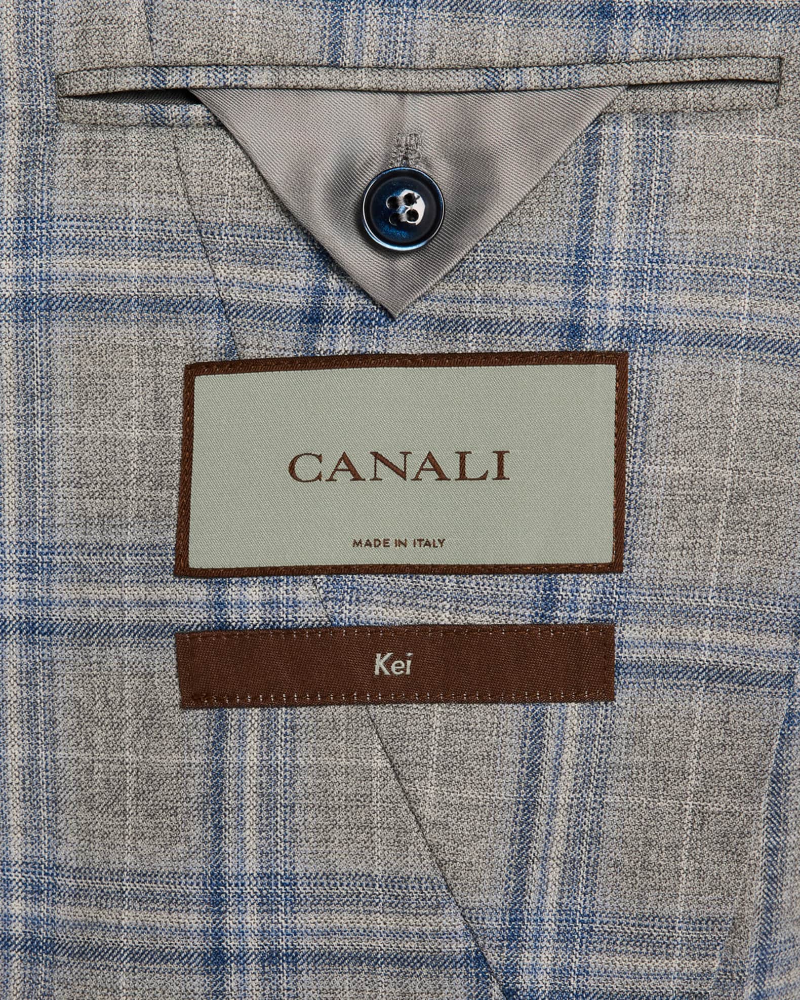 Canali Men's Wool Plaid Sport Coat | Neiman Marcus