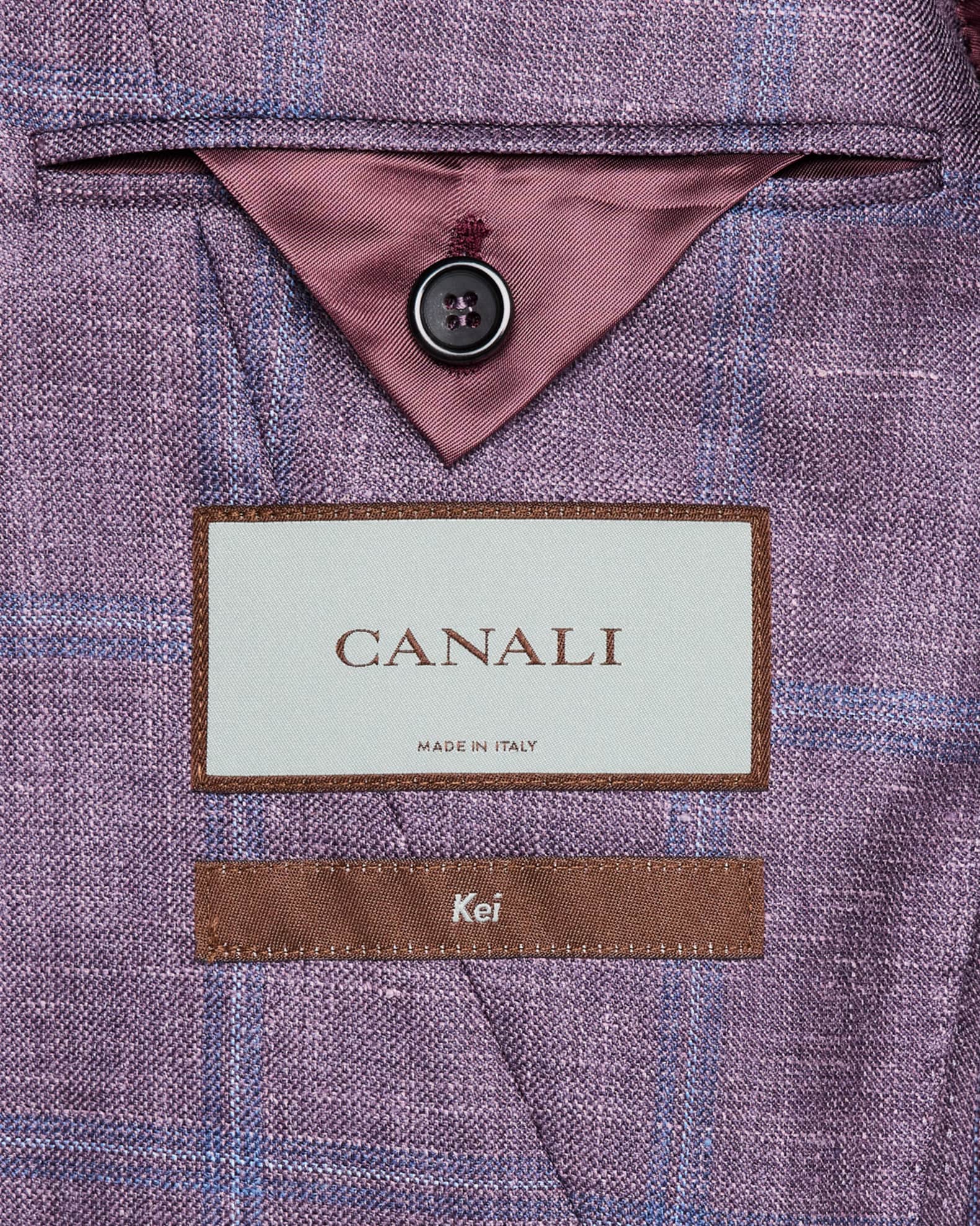 Canali Men's Windowpane Sport Coat | Neiman Marcus