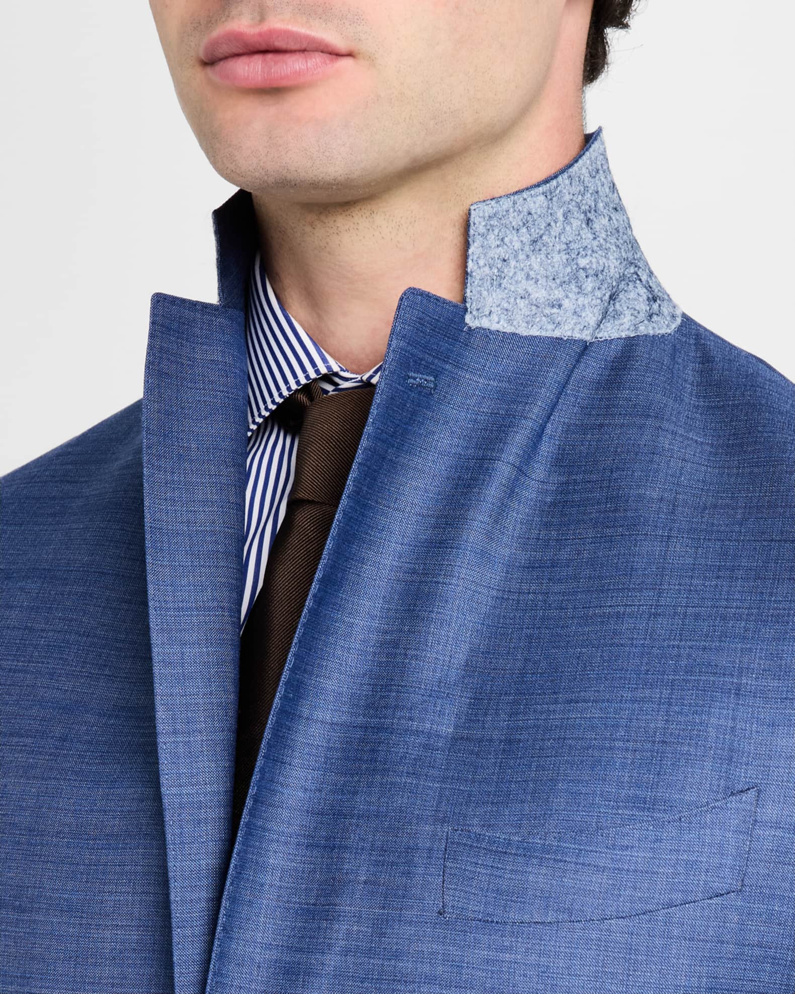 Canali Men's Textured Solid Suit | Neiman Marcus