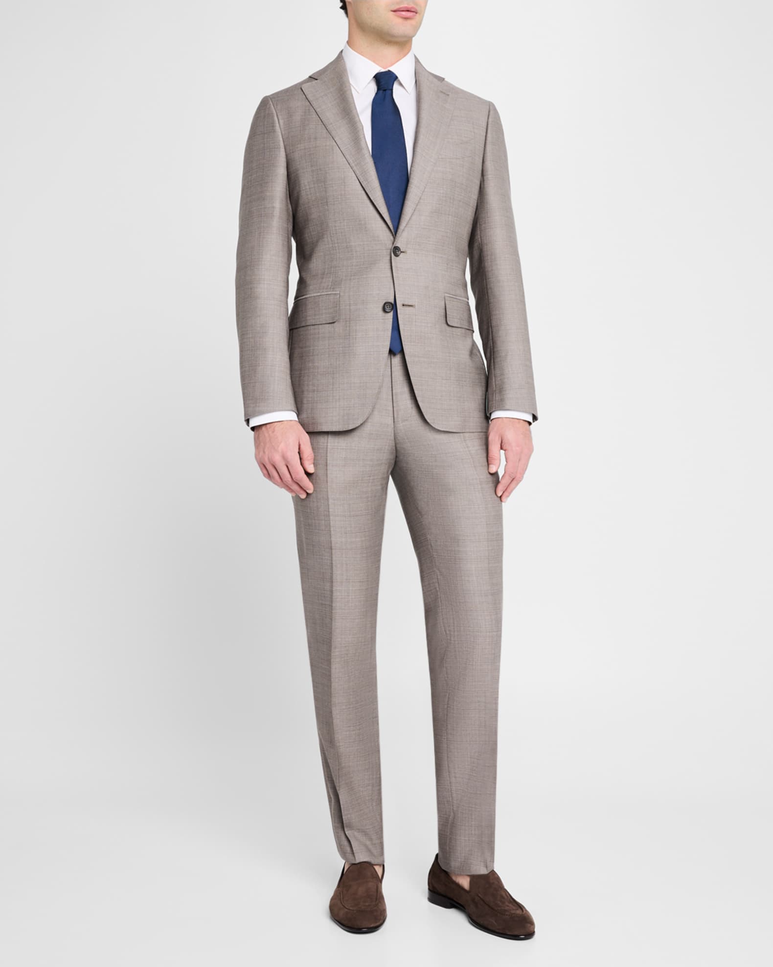 Canali Men's Textured Solid Suit | Neiman Marcus