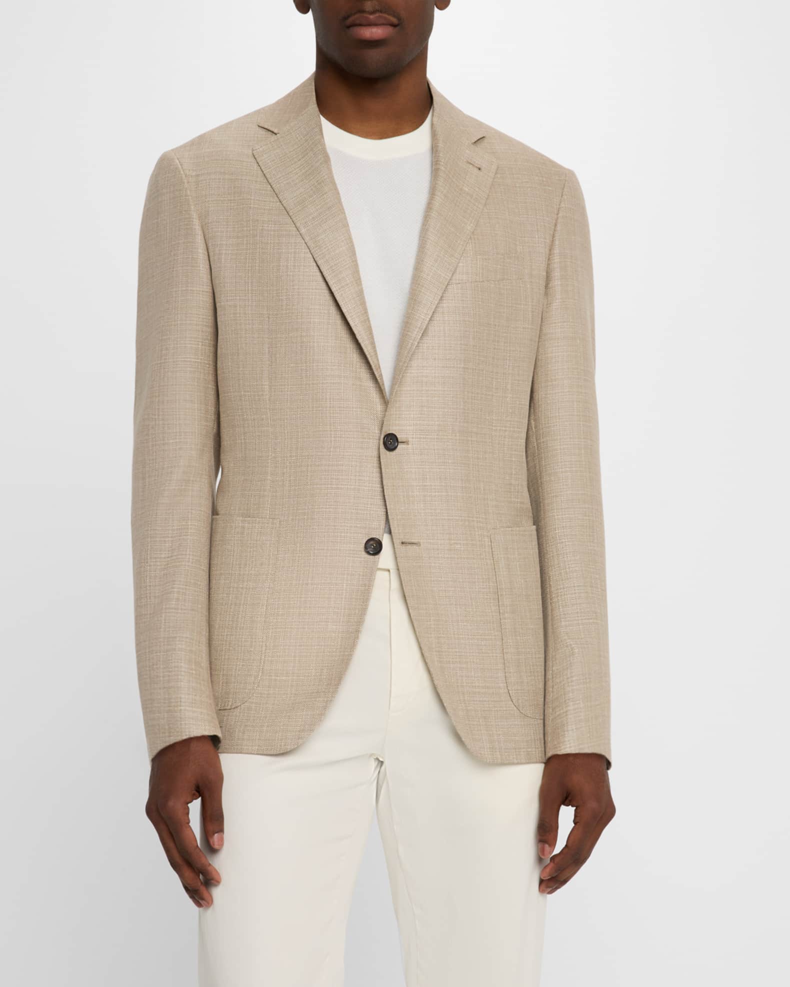Canali Men's Hopsack Sport Coat | Neiman Marcus