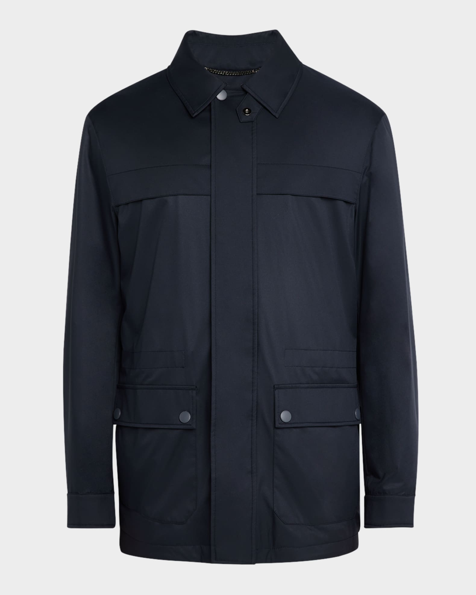 Canali Men's Brera Four-Pocket Field Jacket | Neiman Marcus