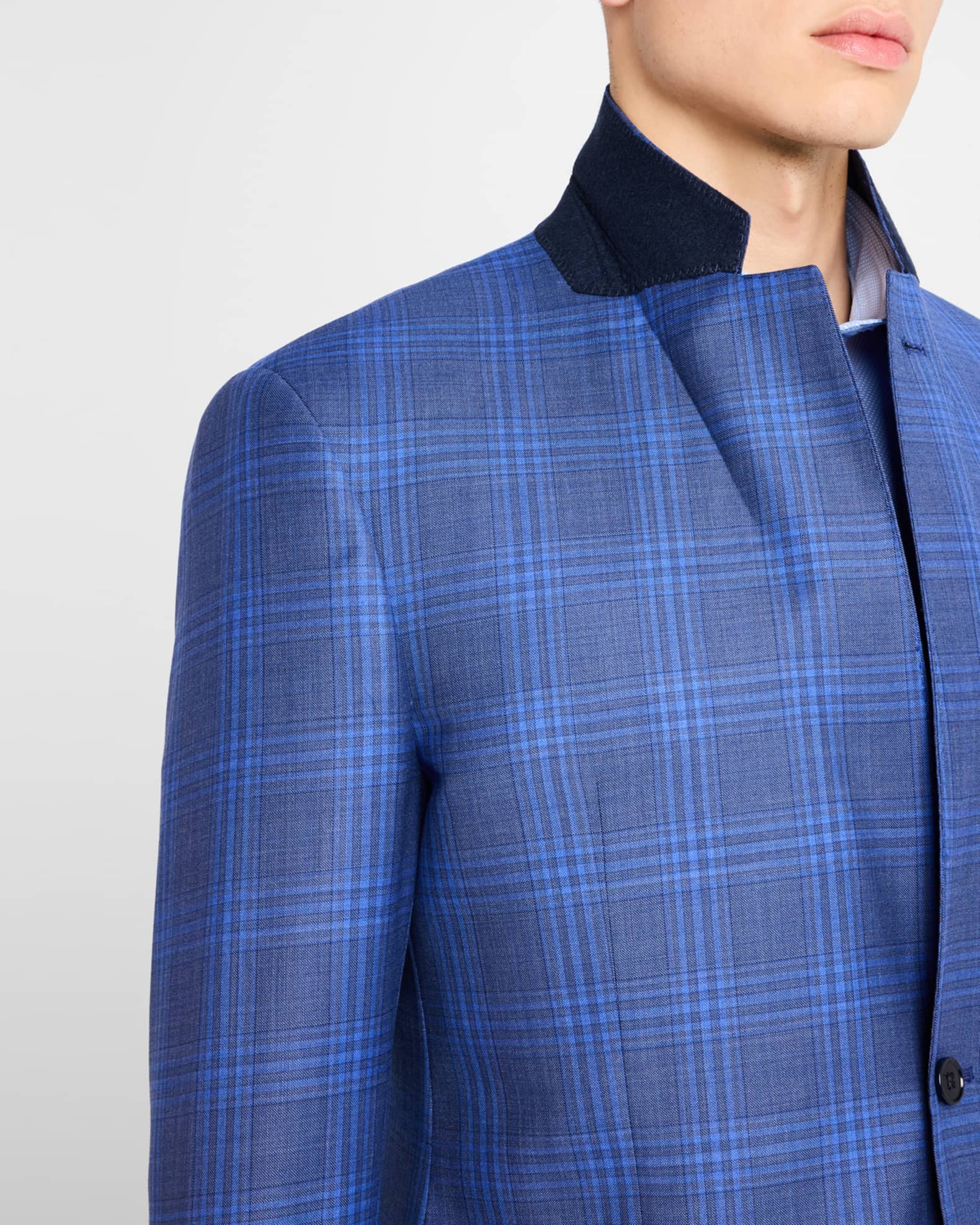 Emporio Armani Men's Oversized Plaid Sport Coat | Neiman Marcus