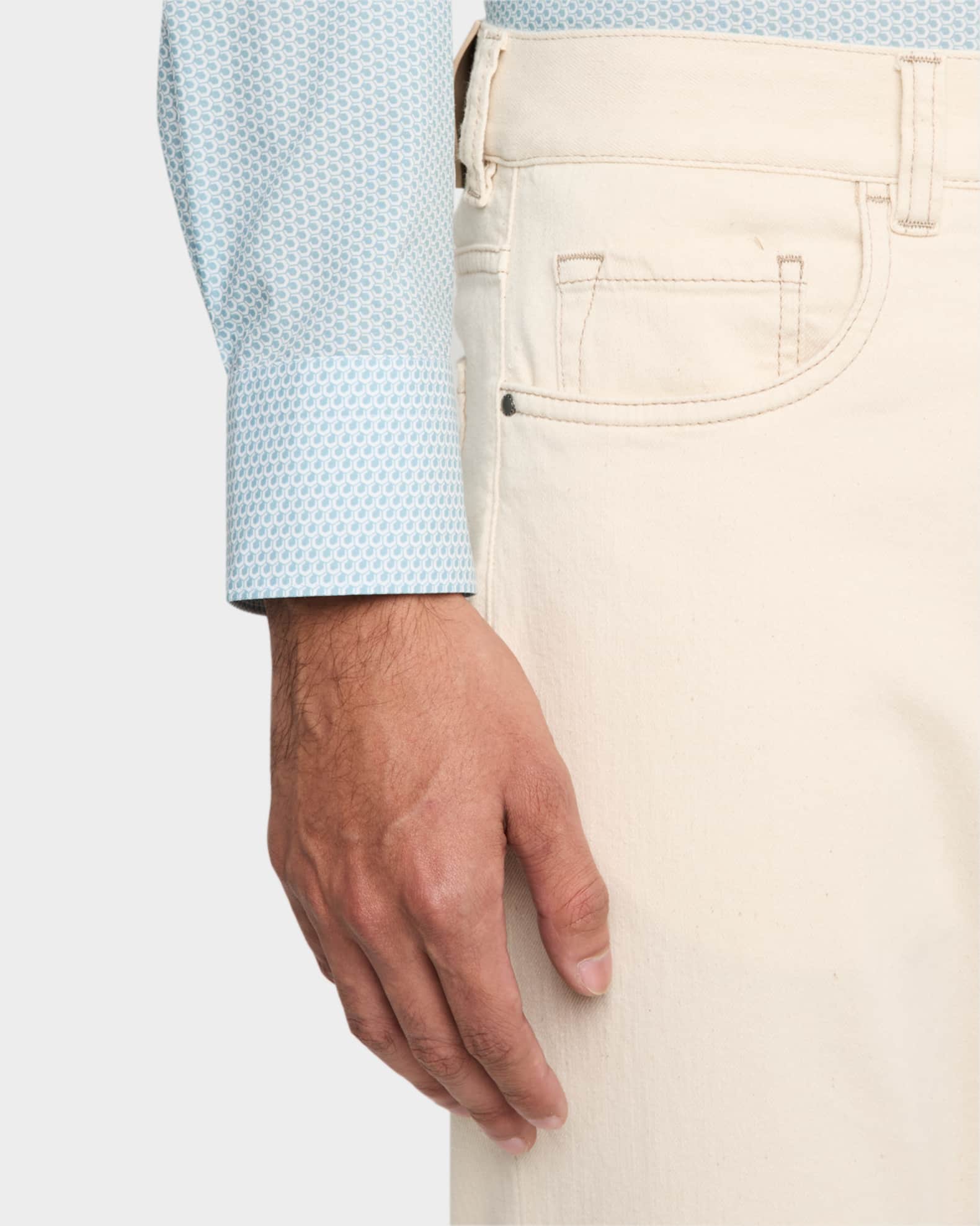 Canali Men's Denim Five-Pocket Pants | Neiman Marcus
