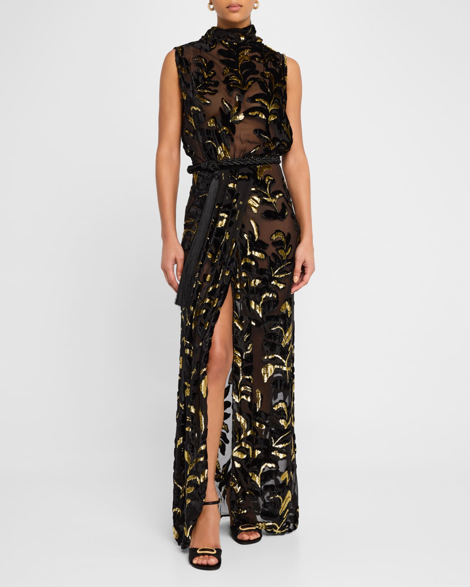 Johanna Ortiz Fancy Sea Sequin Maxi Dress | Neiman Marcus