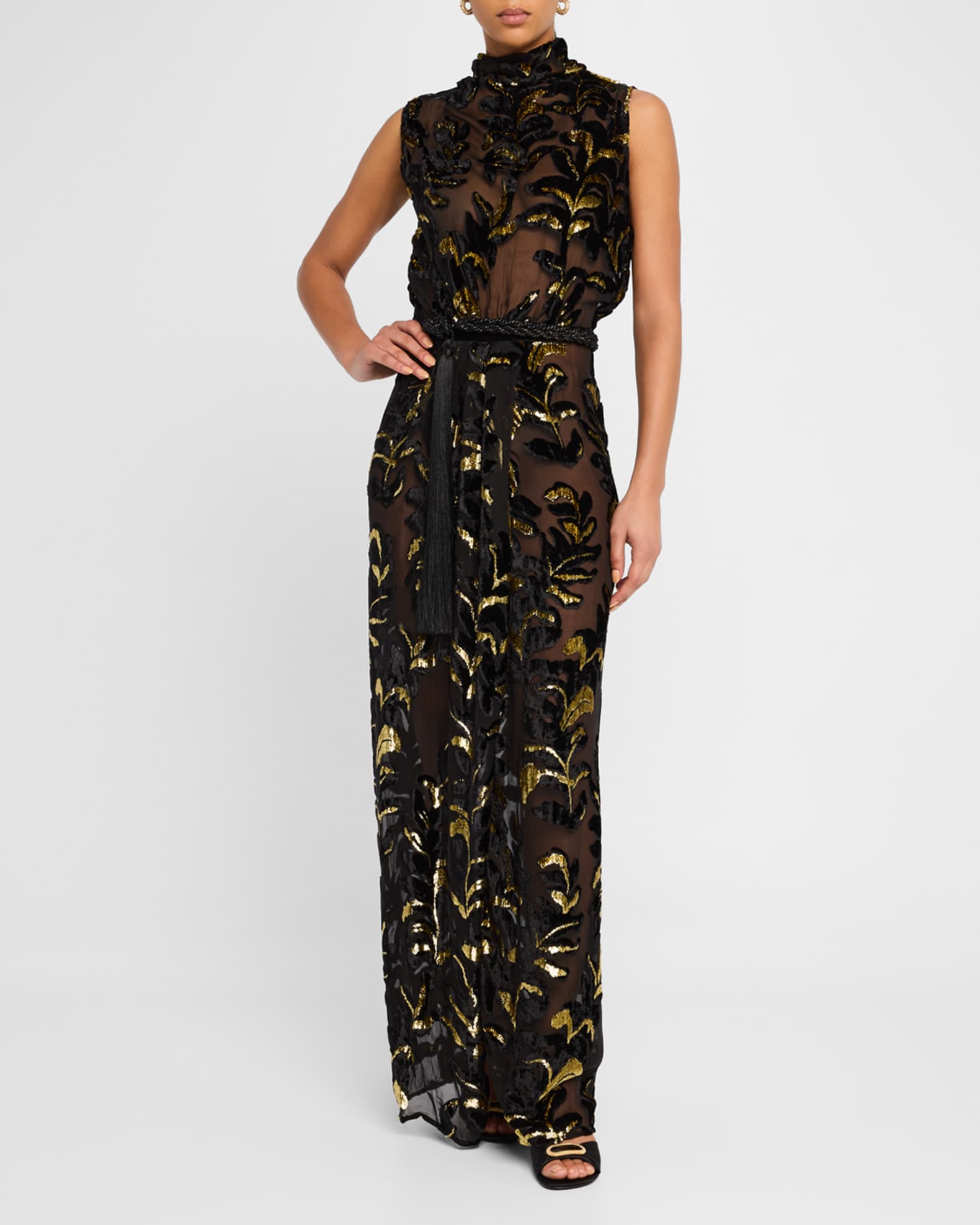 Johanna Ortiz Fancy Sea Sequin Maxi Dress | Neiman Marcus