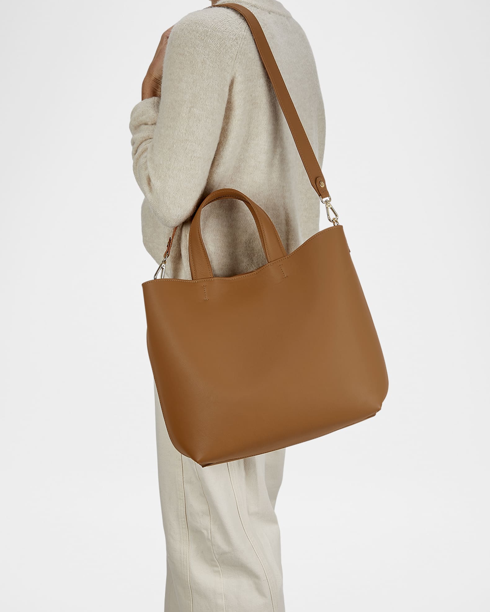 Gigi New York Austin Leather Tote Bag | Neiman Marcus