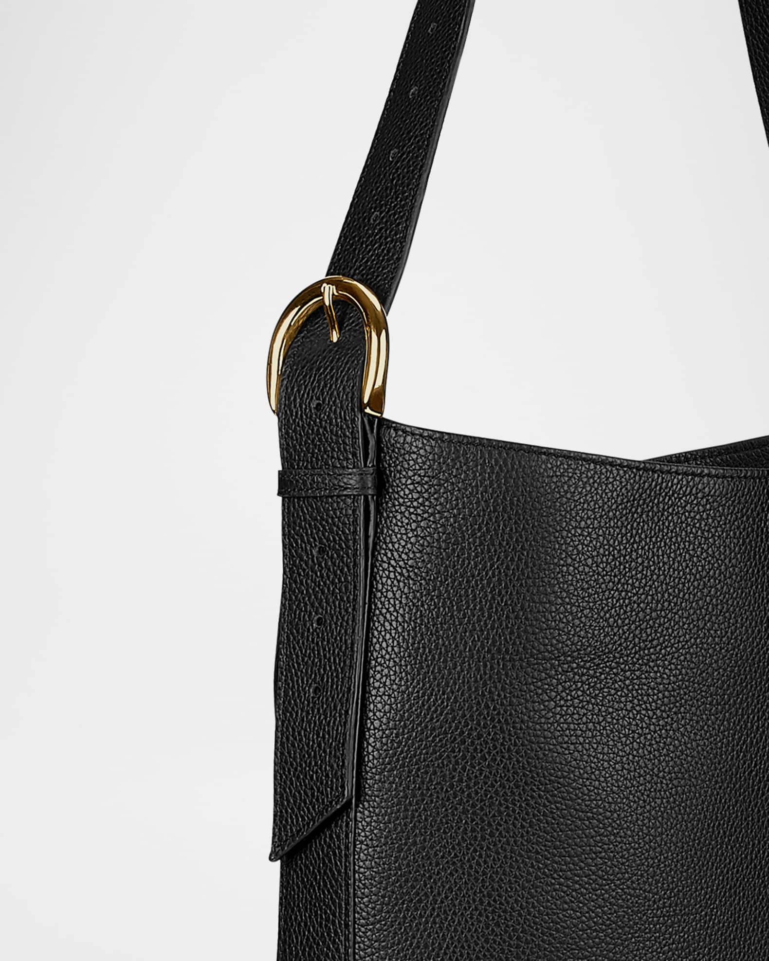 Gigi New York Avery Leather Bucket Bag | Neiman Marcus
