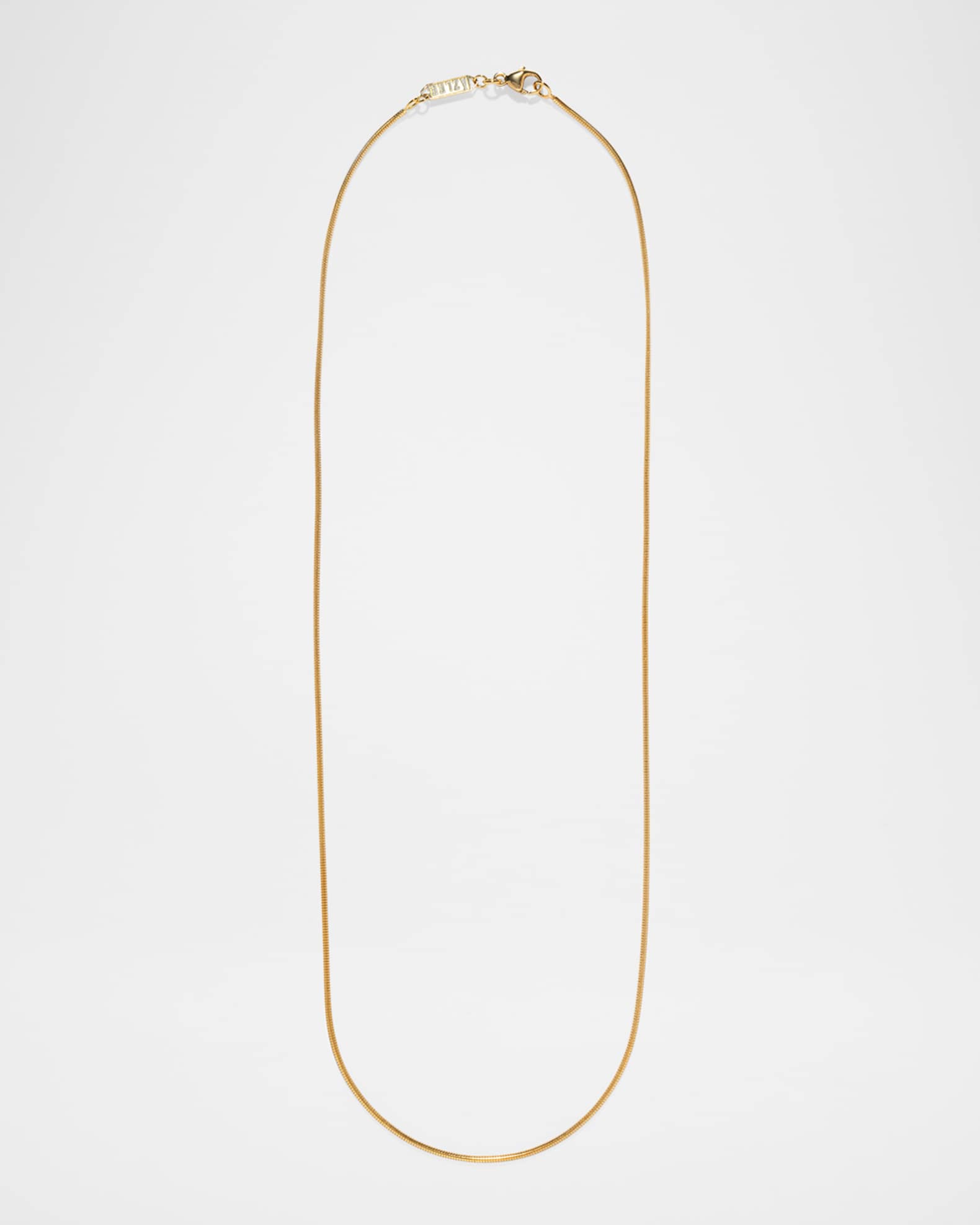 AZLEE 18K Yellow Gold Cascade Chain Necklace, 20"L | Neiman Marcus