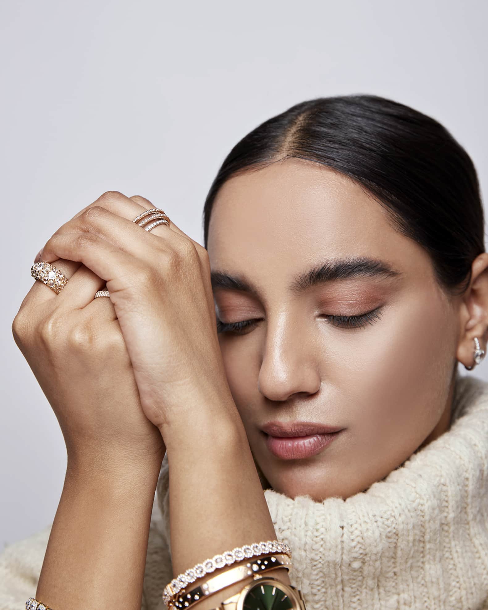 64 Facets Eclat 18K Yellow Gold Diamond Ring, 2.40tcw, Size 6 | Neiman Marcus