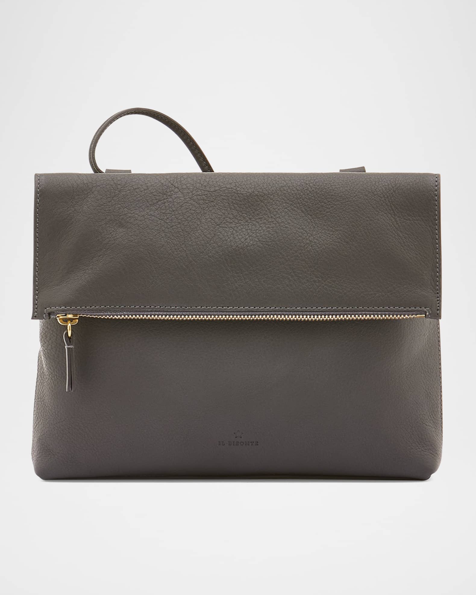 Il Bisonte Anna Fold-Over Flap Leather Crossbody Bag | Neiman Marcus