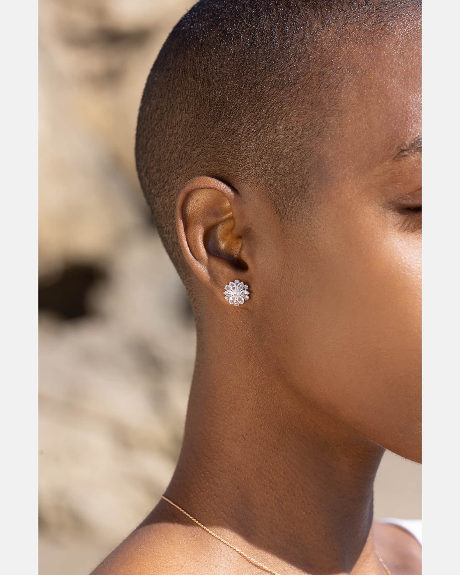 64 Facets Eclat 18K Yellow Gold Diamond Stud Earrings, 1.85tcw | Neiman Marcus