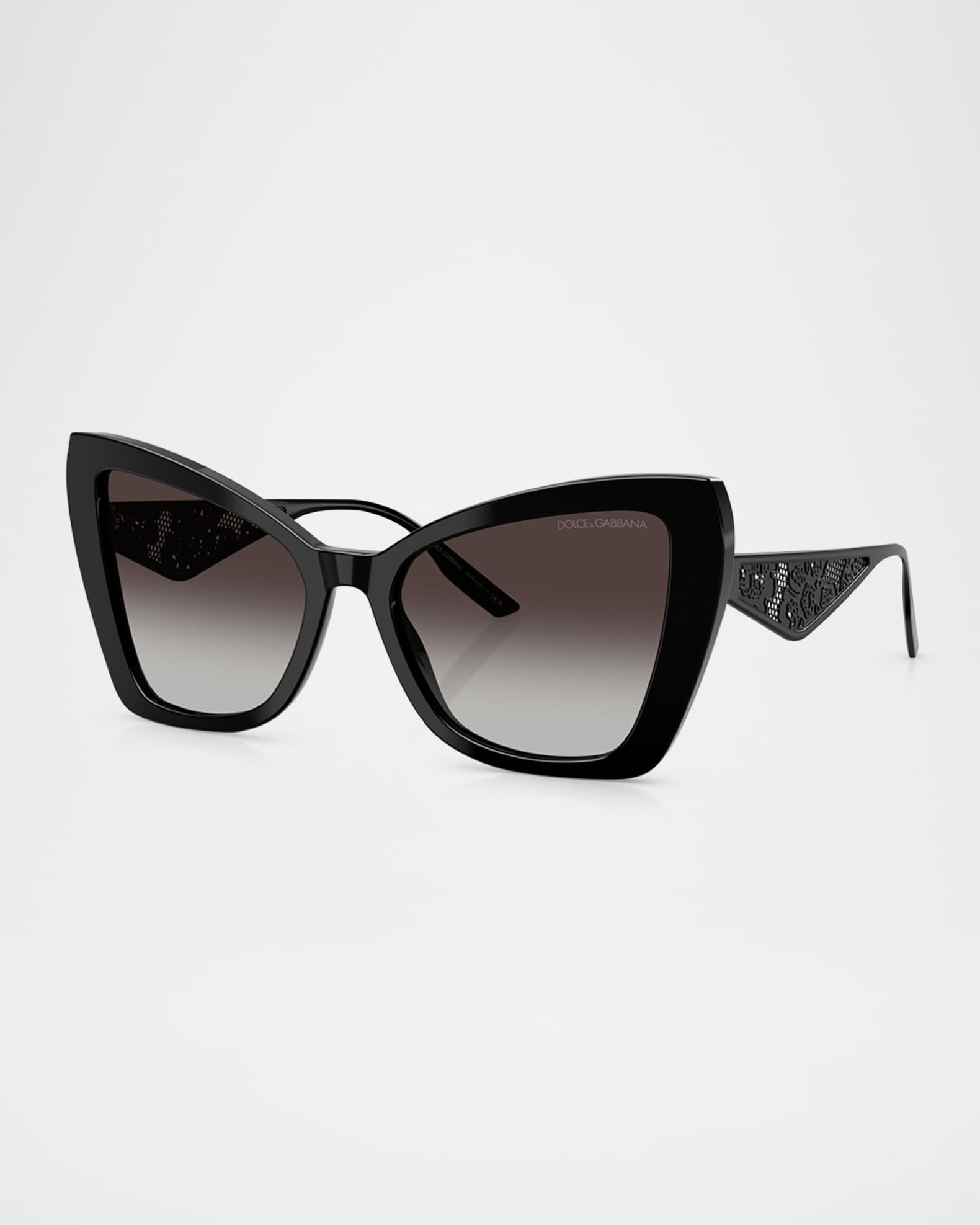 Dolce&Gabbana DG4489 Lace Cat Eye Sunglasses | Neiman Marcus