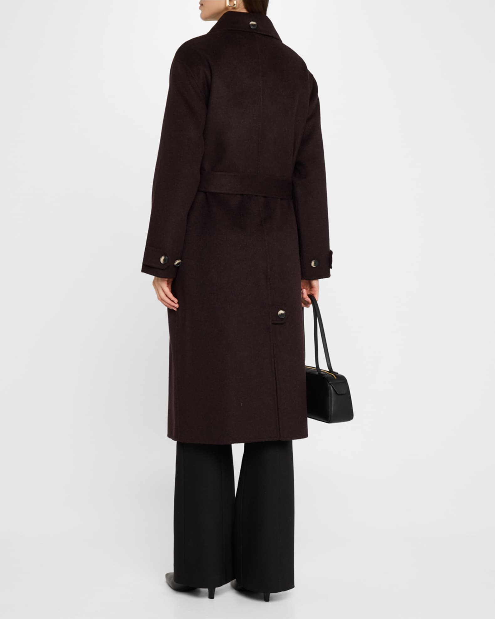 Proenza Schouler White Label Juliette Long Brushed Wool Coat | Neiman ...