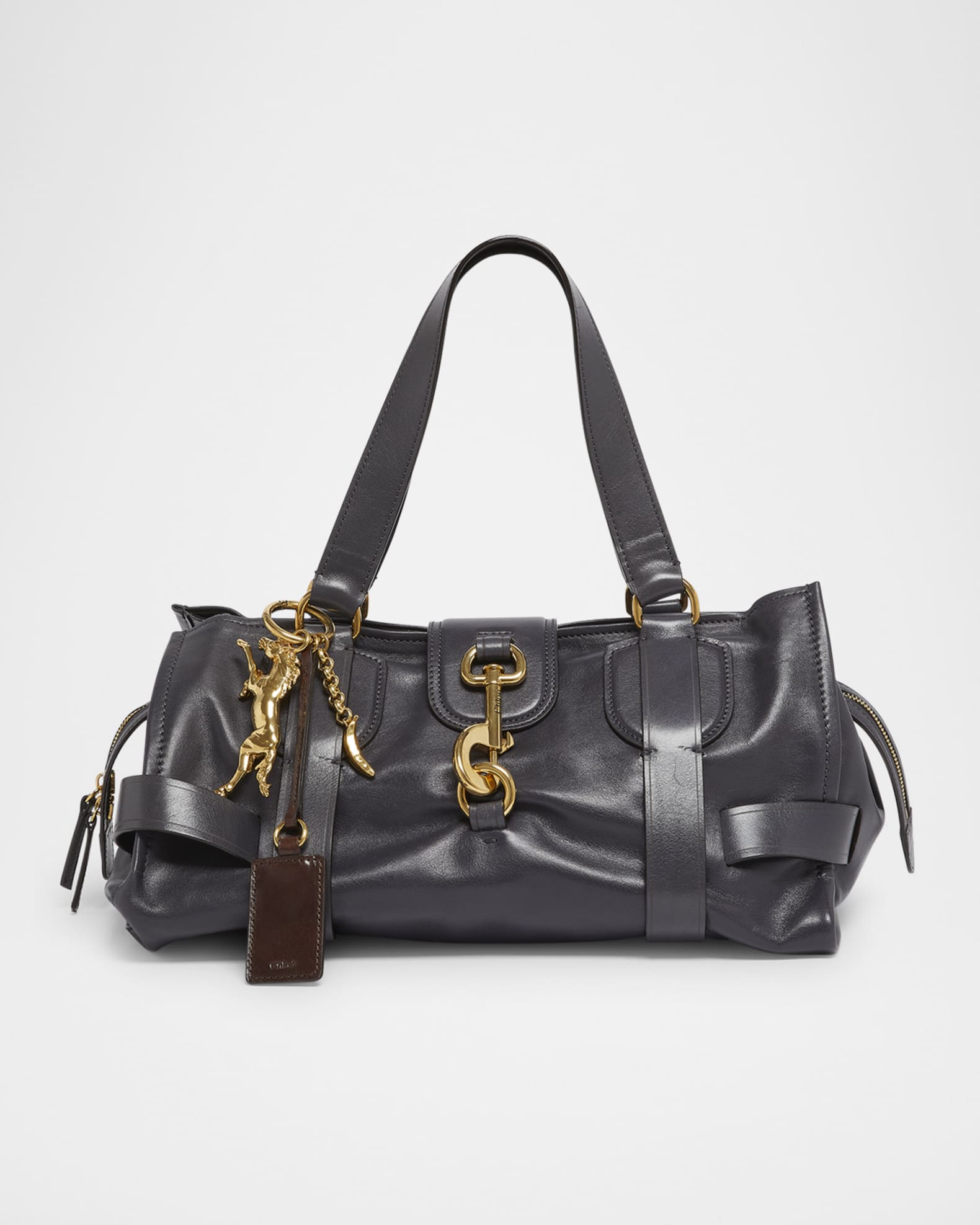 Chloe Kerala 25 Small Shoulder Bag in Vegetable Tanned Leather | Neiman ...