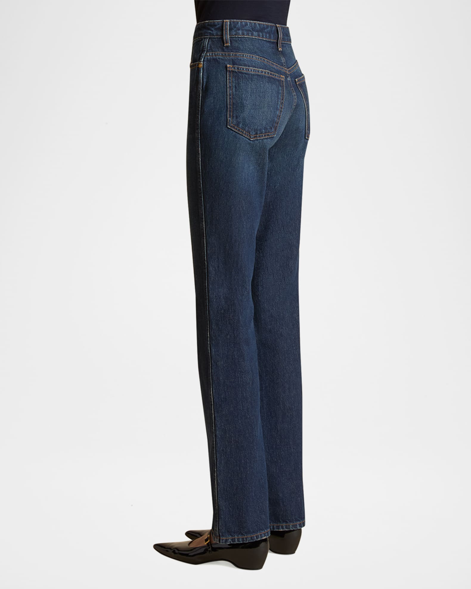 Khaite Danielle Straight Leg Jeans | Neiman Marcus