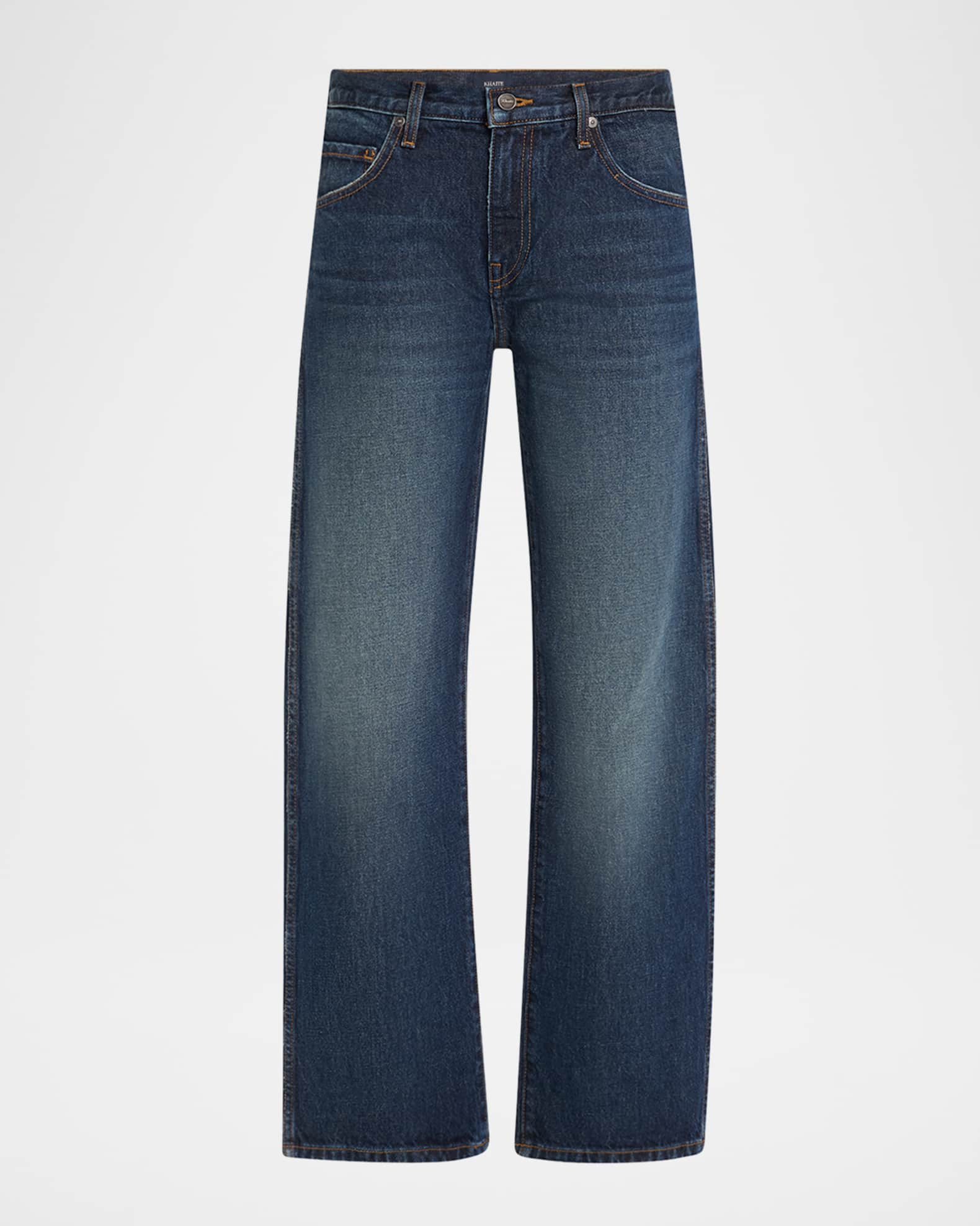 Khaite Kerrie Crop Wide Leg Jeans | Neiman Marcus