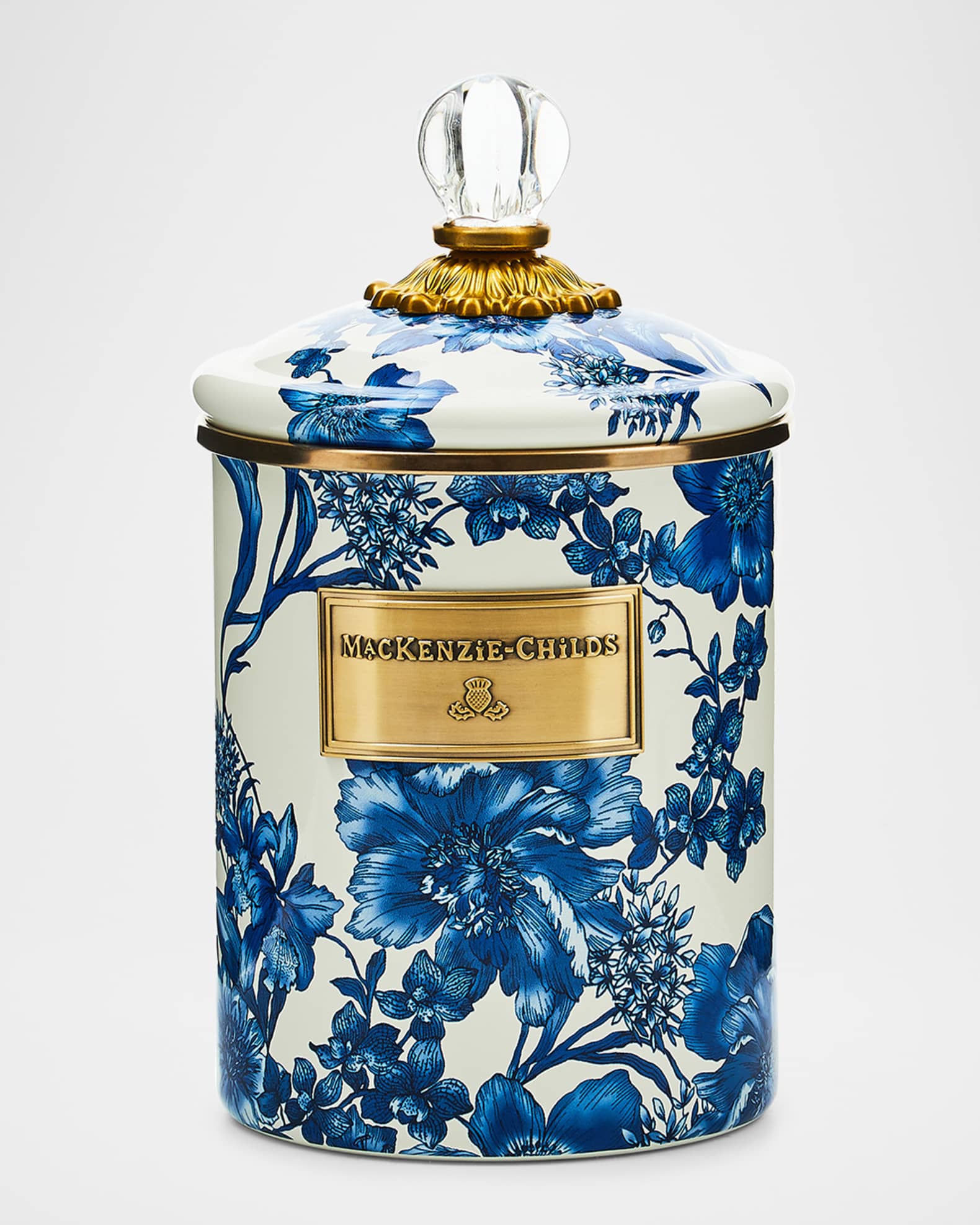 MacKenzie-Childs Royal English Garden Medium Canister, 48 oz. | Neiman ...