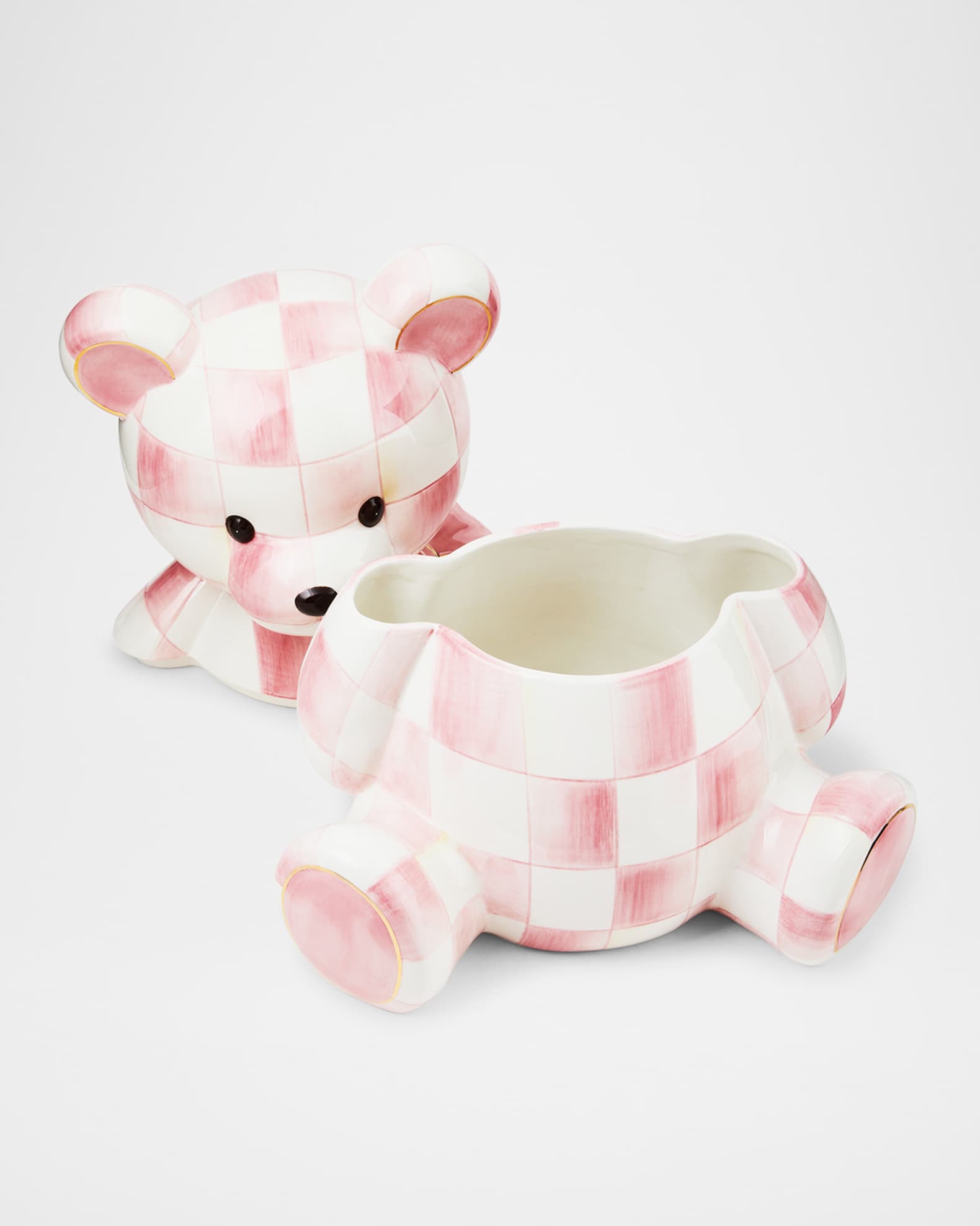 MacKenzie-Childs Rosy Bear Cookie Jar | Neiman Marcus