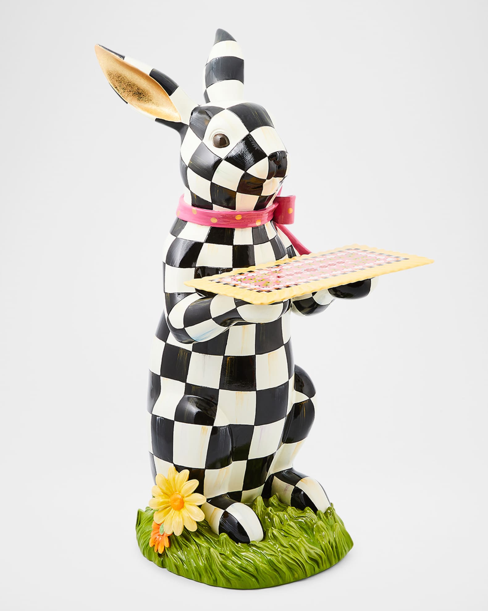 MacKenzie-Childs Calico Rabbit Butler | Neiman Marcus