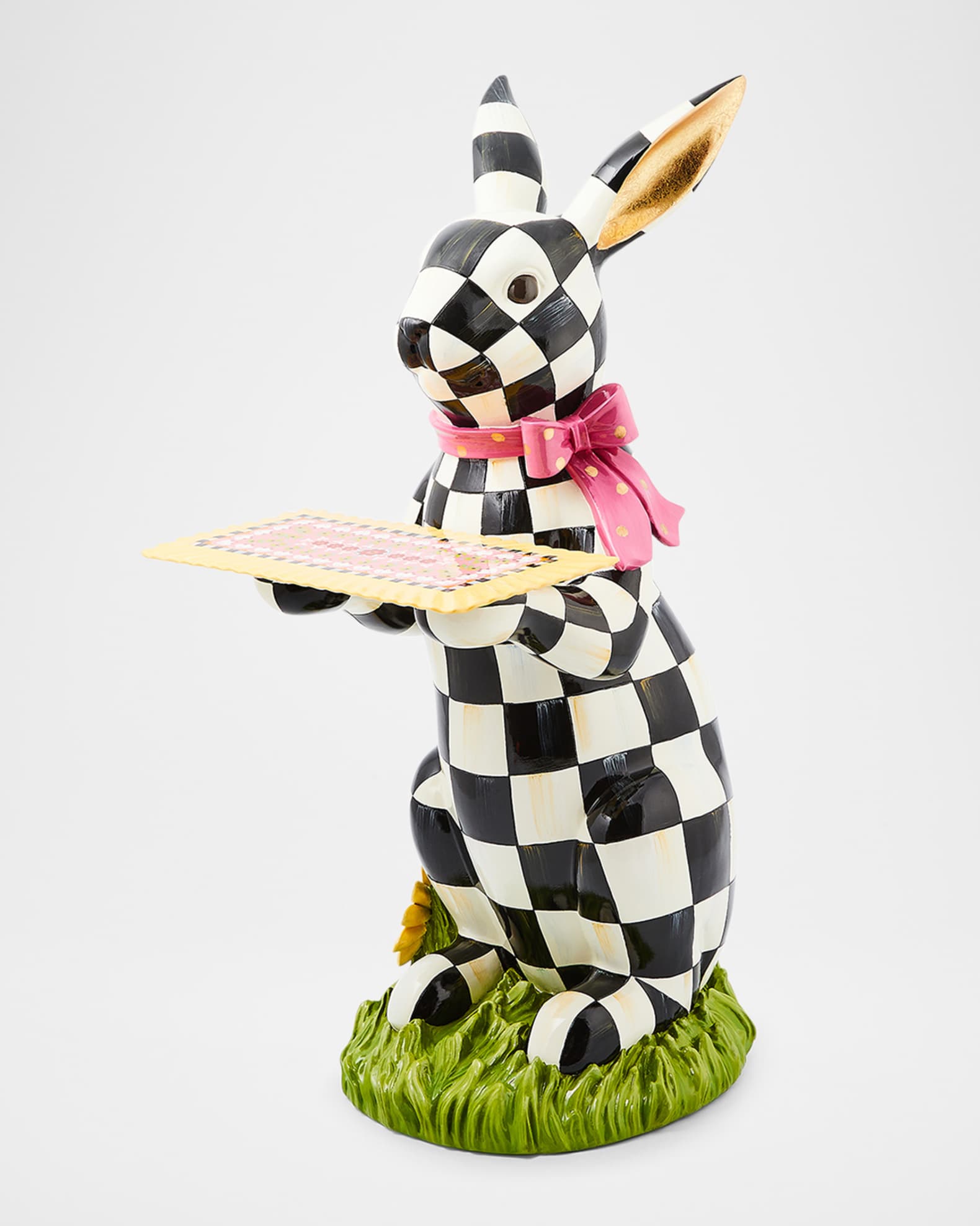 MacKenzie-Childs Calico Rabbit Butler | Neiman Marcus